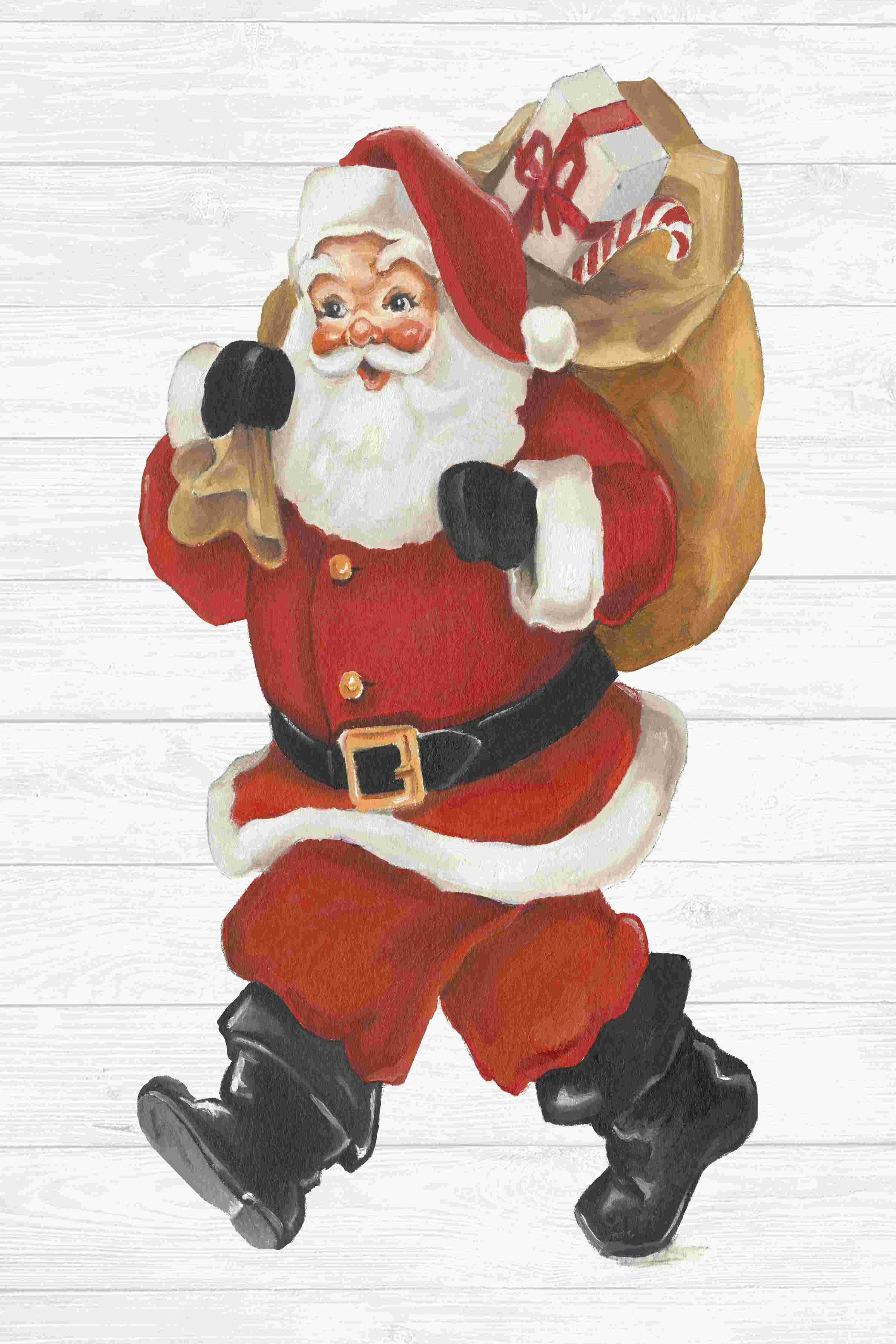 The Holiday Aisle® Nostalgic Santa II by Ethan Harper - Wrapped Canvas ...