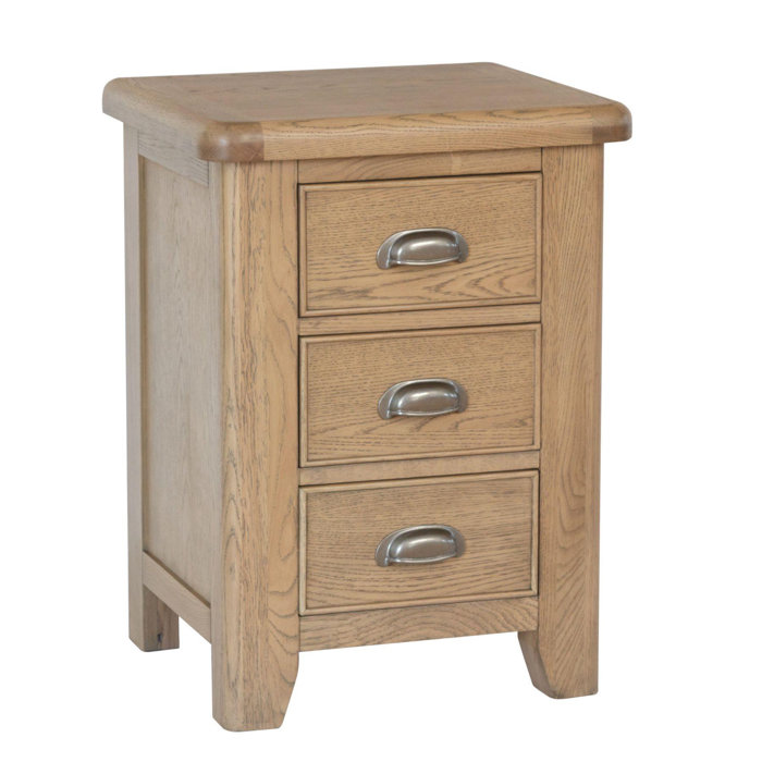 Alpen Home Gwenaelle Fully Assembled Solid Wood with Oak Veneer 3 ...