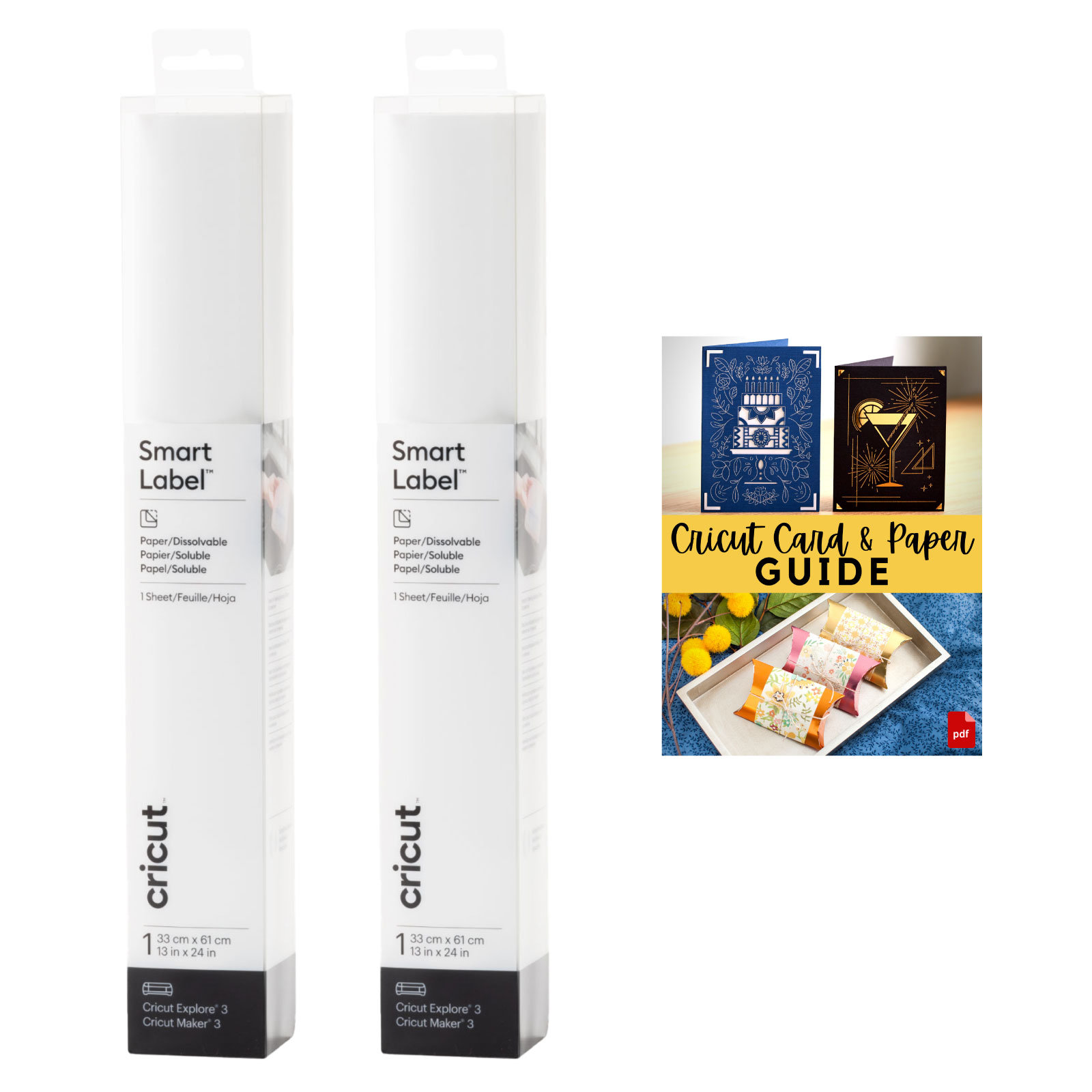 Cricut Smart Paper Dissolvable Label Bundle | Wayfair