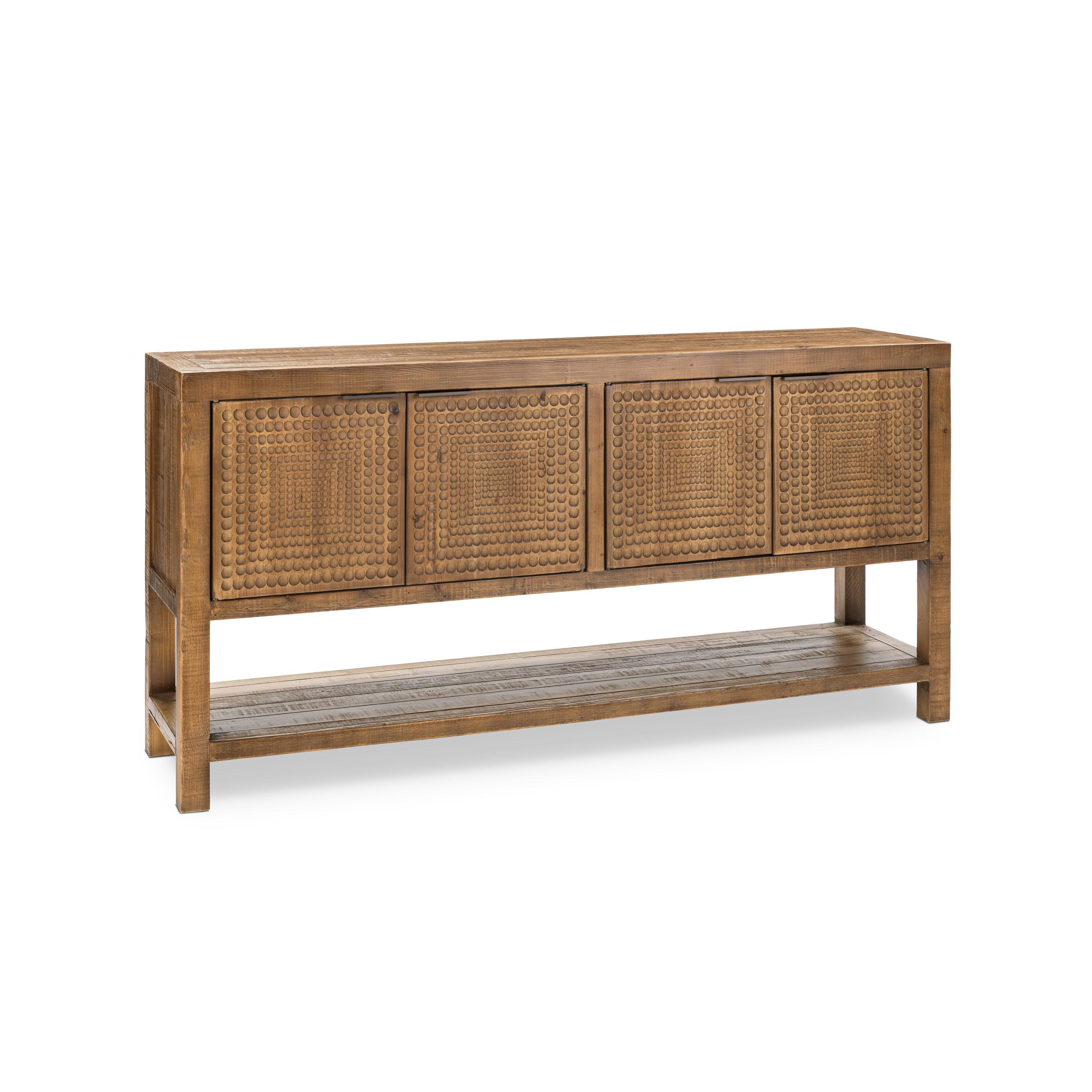 Classic Home Osiris 4-door Reclaimed Pine Wood Buffet Sideboard | Wayfair