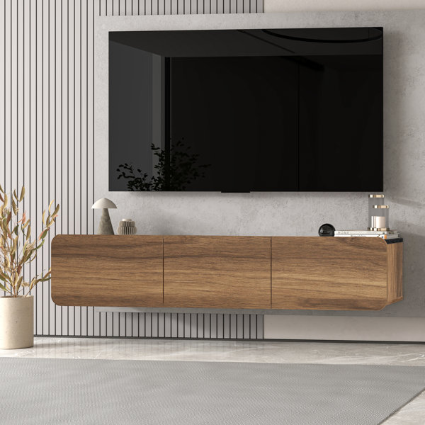 Brayden Studio Bertice Floating Tv Unit For Tvs Up To 80" | Wayfair.co.uk