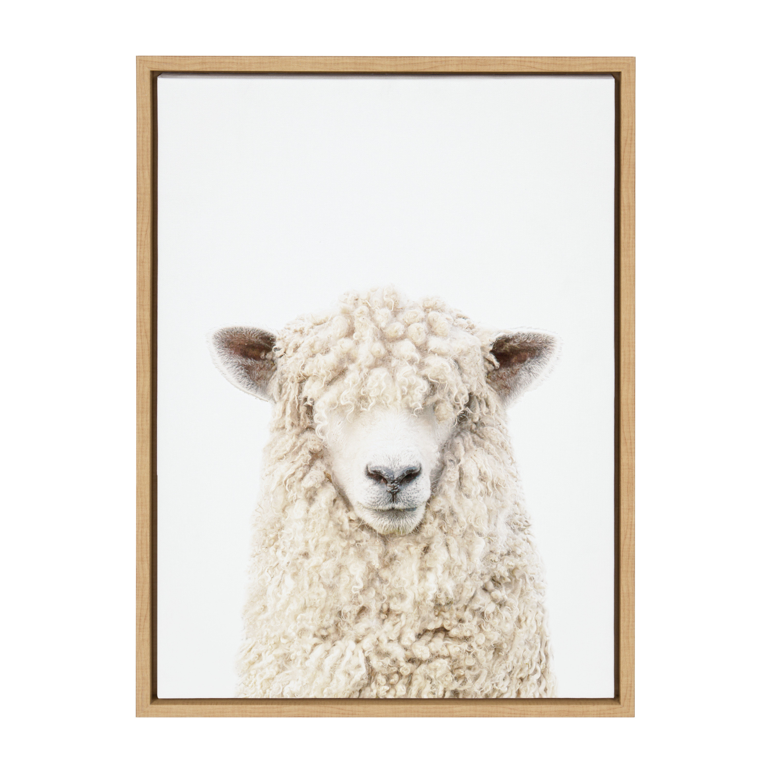 Gracie Oaks Sylvie Sheep Bangs Portrait Framed Canvas By Amy Peterson ...