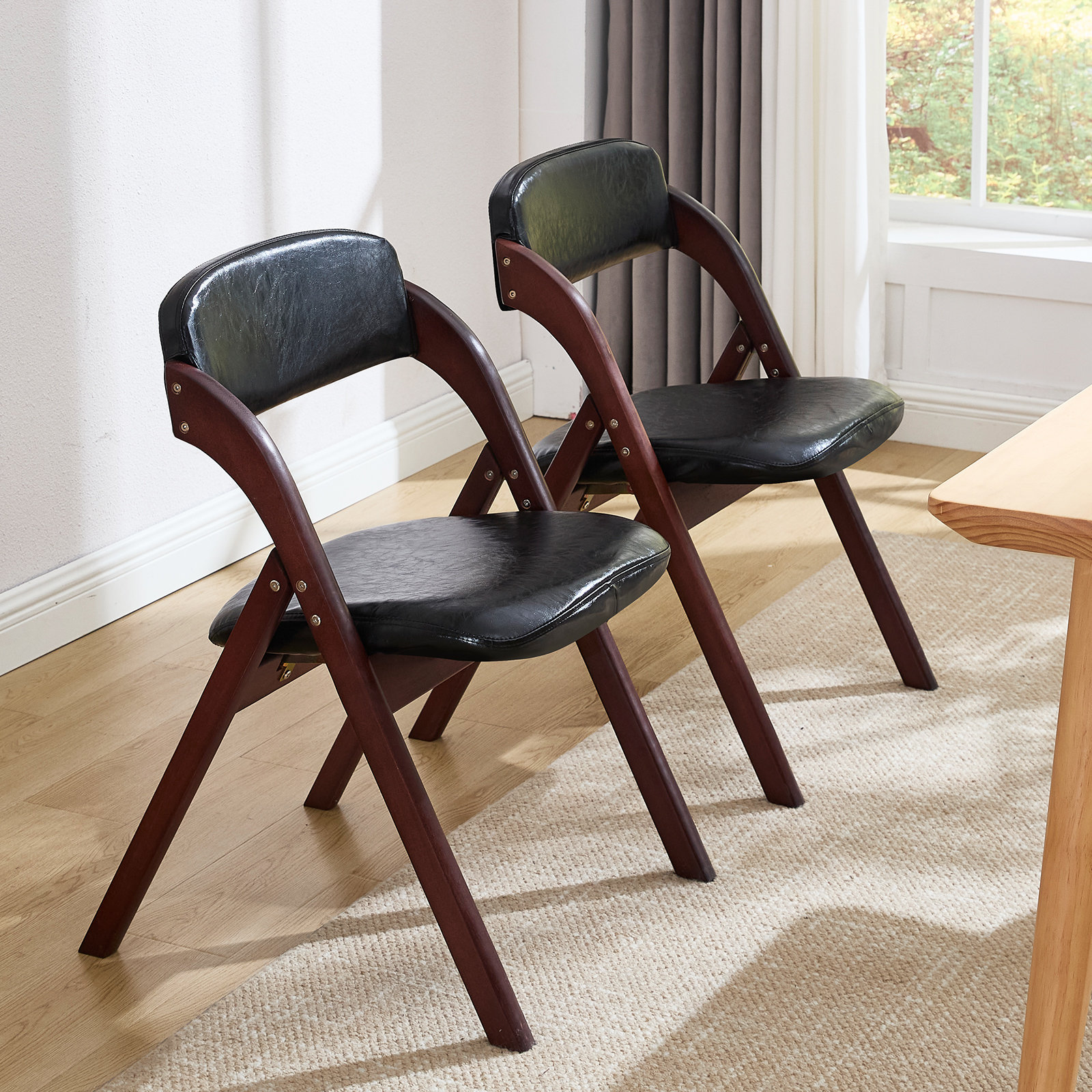 Corrigan Studio® Upholstered Padded Stackable Folding Chair | Wayfair