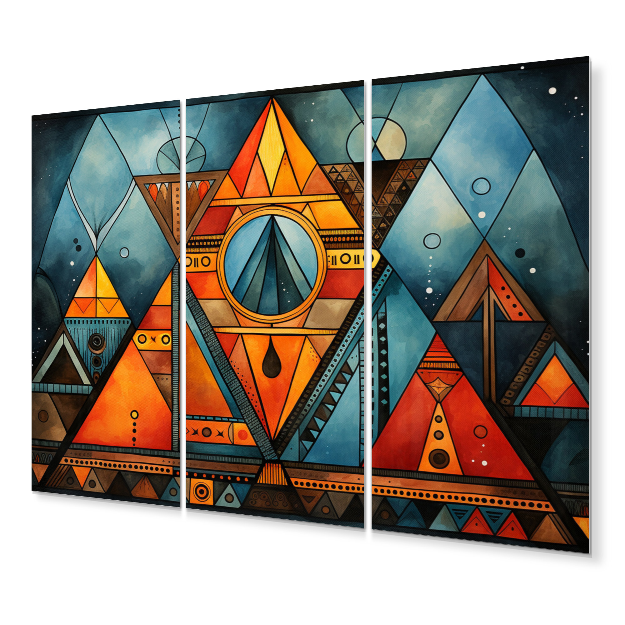 Dakota Fields African Tribal Patterns I - African Metal Wall Art Prints ...