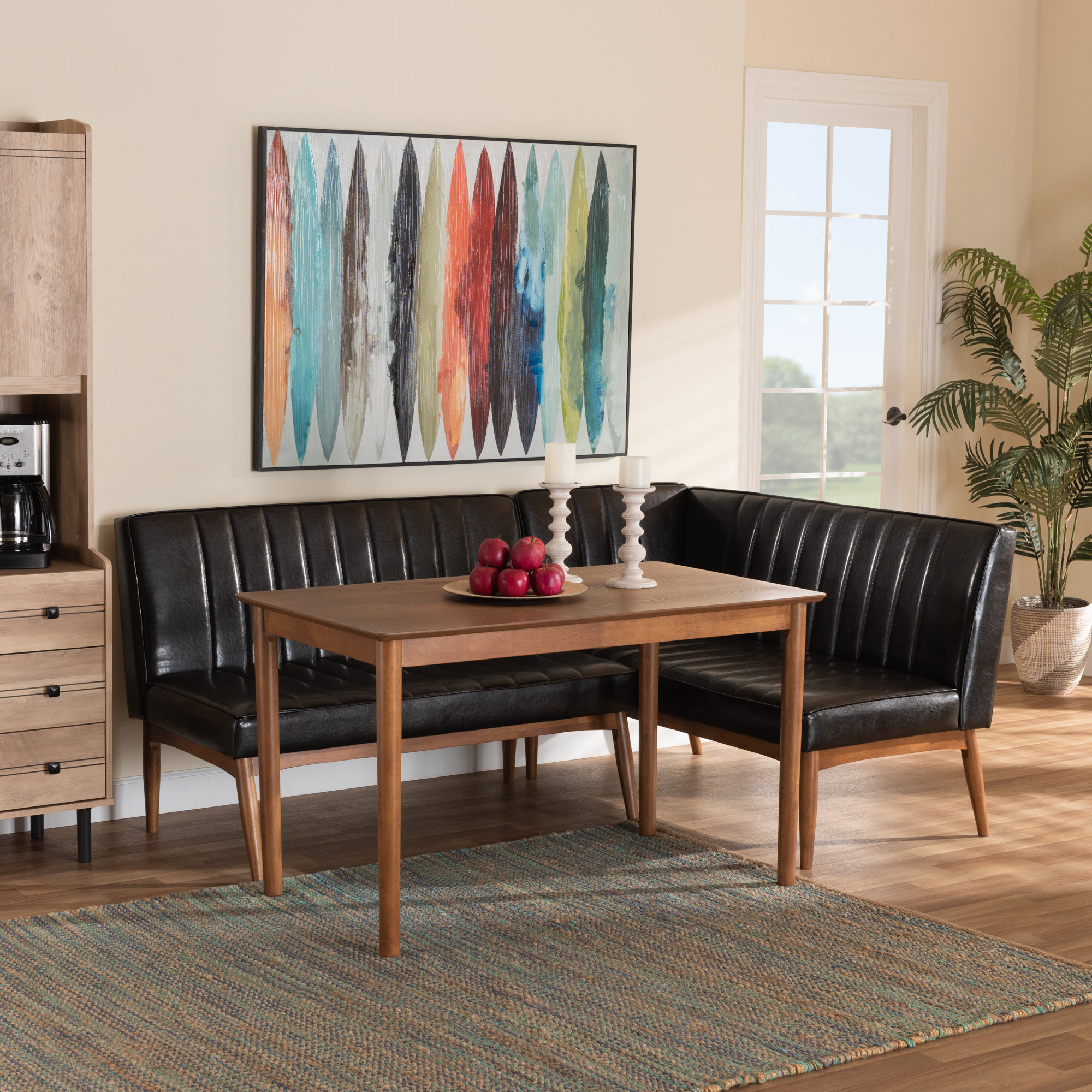 Corrigan Studio Hilley 3 - Person Breakfast Nook Dining Set & Reviews ...