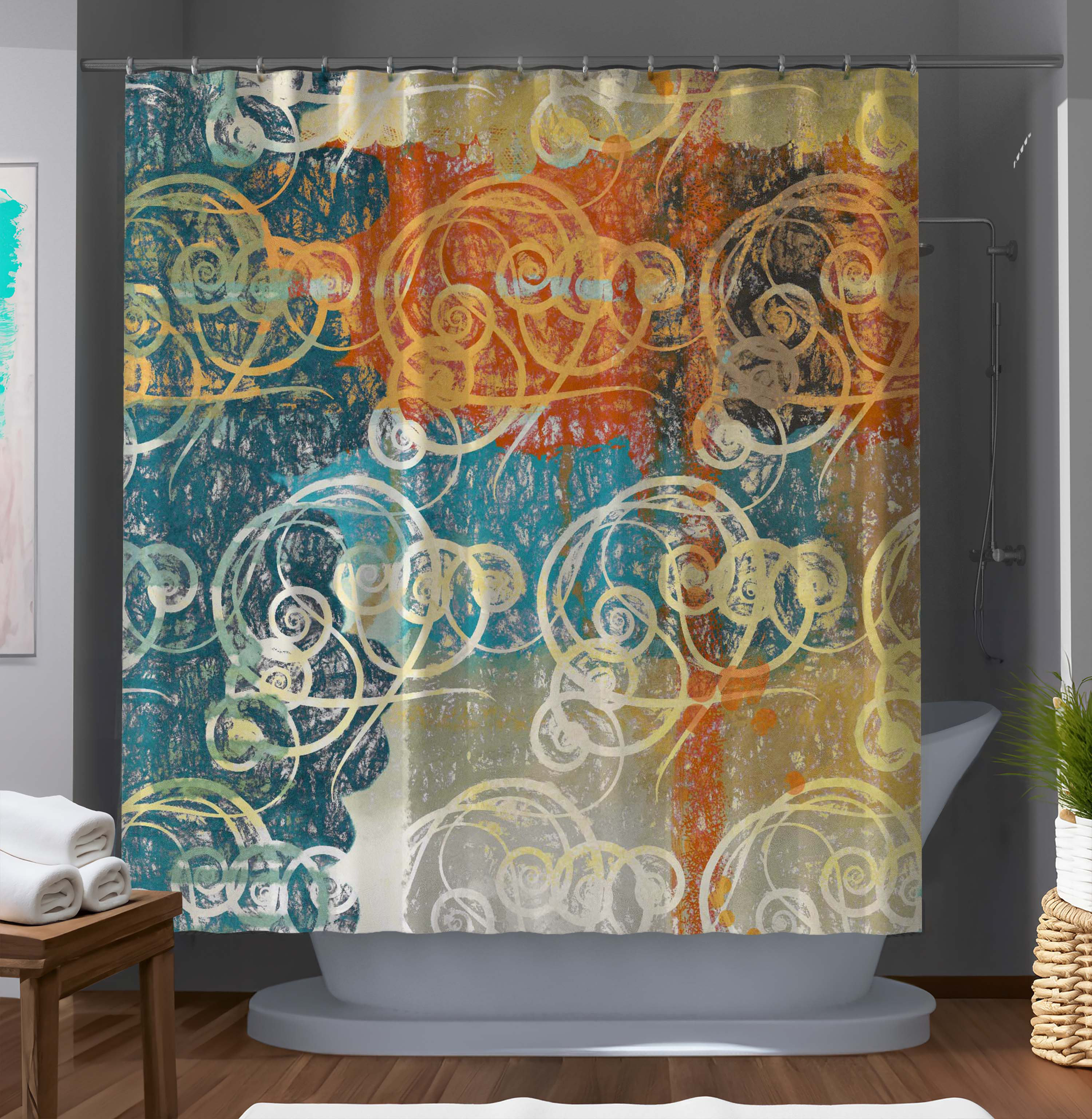 East Urban Home Valuable Legend Designer Shower Curtain - Wayfair Canada