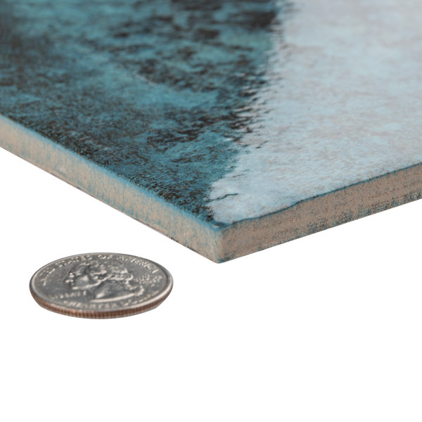 Merola Tile Ocean 6" x 6" Porcelain Stone Look Wall & Floor Tile ...