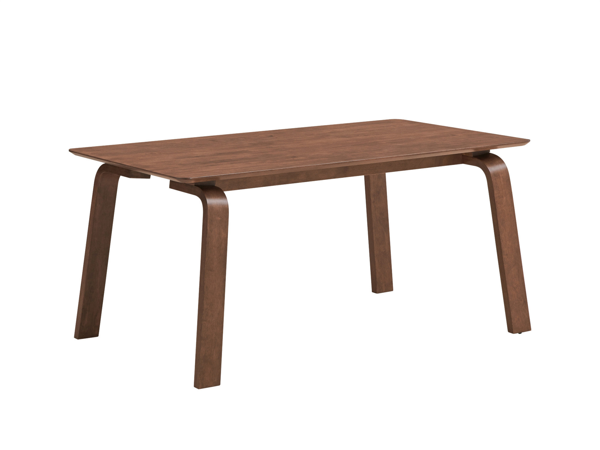 Corrigan Studio® Ginny Walnut Finish Dining Table | Wayfair