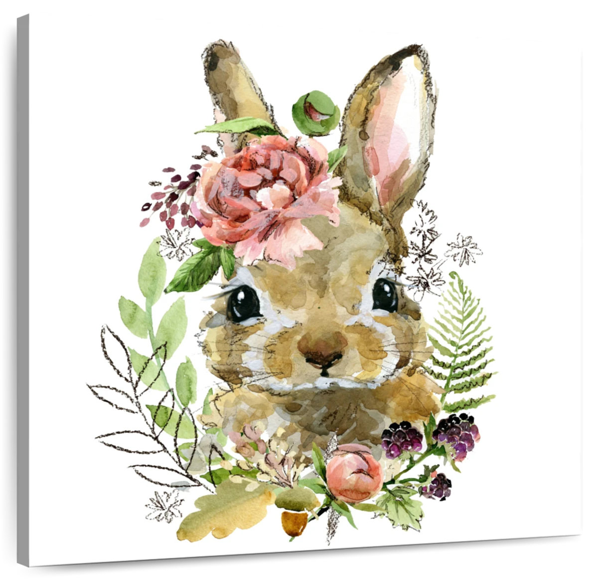 Ebern Designs Crowle Cute Spring Bunny | Wayfair