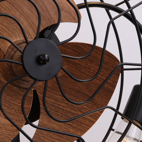 Williston Forge 20" Cristofaro Fansconce Wall Mounted Fan with Light ...