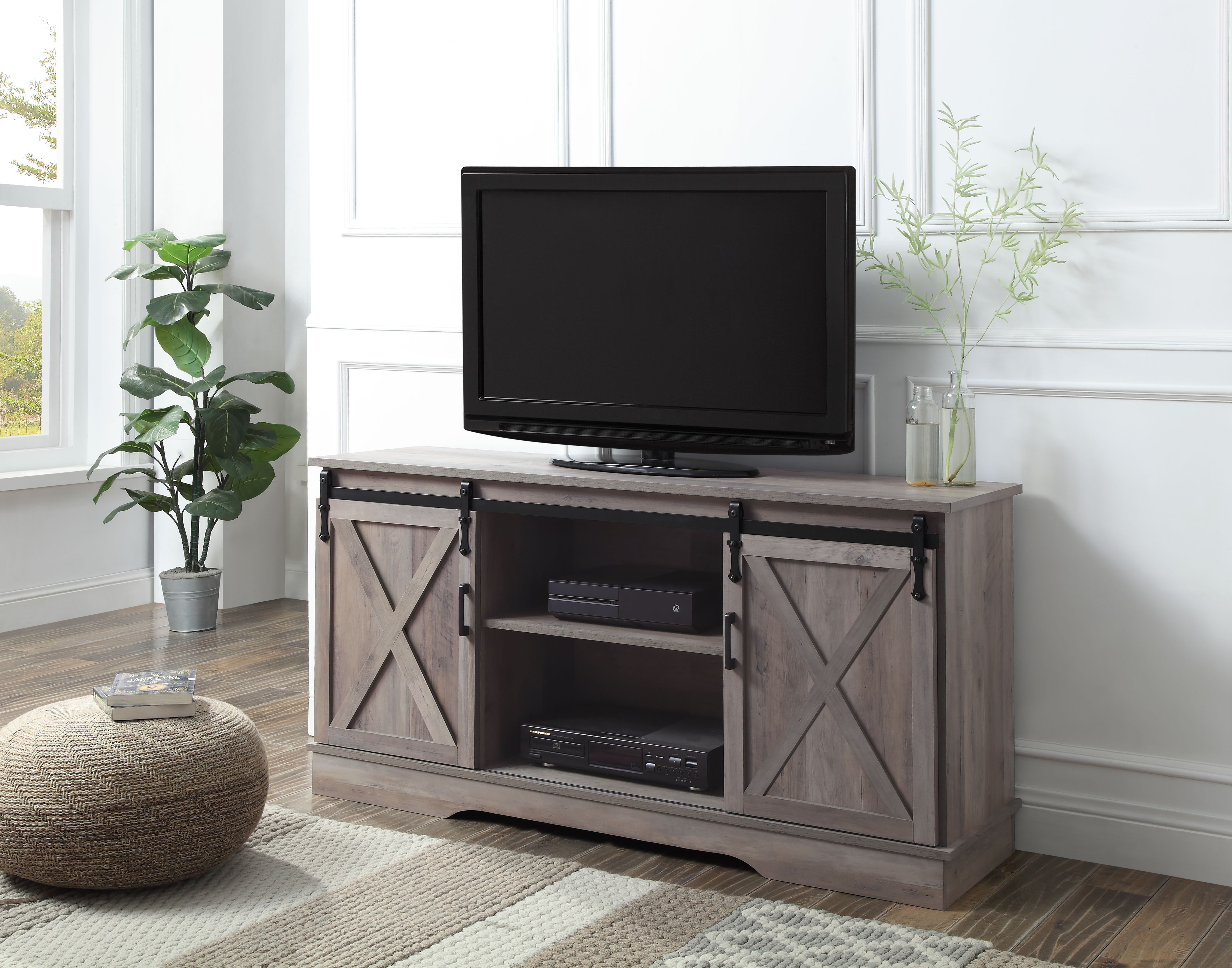 Gracie Oaks Kaylarae Rectangular TV Stand for TVs up to 70" & Reviews ...