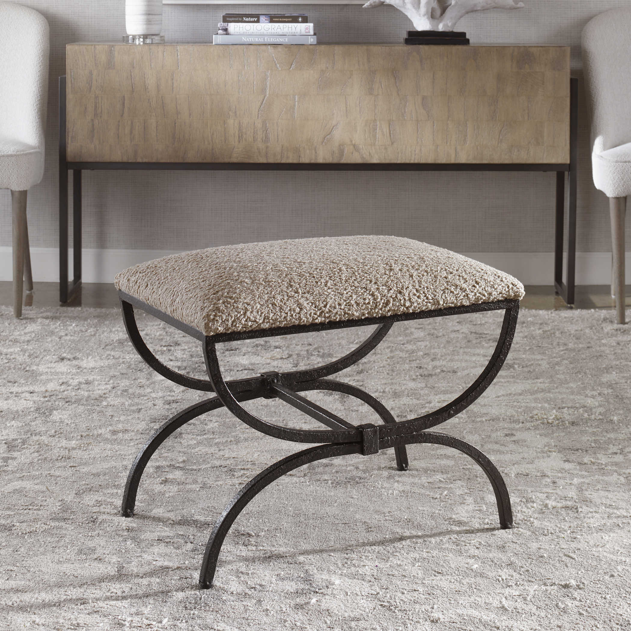 Birch Lane™ Iveta Iron Accent Stool & Reviews - Wayfair Canada