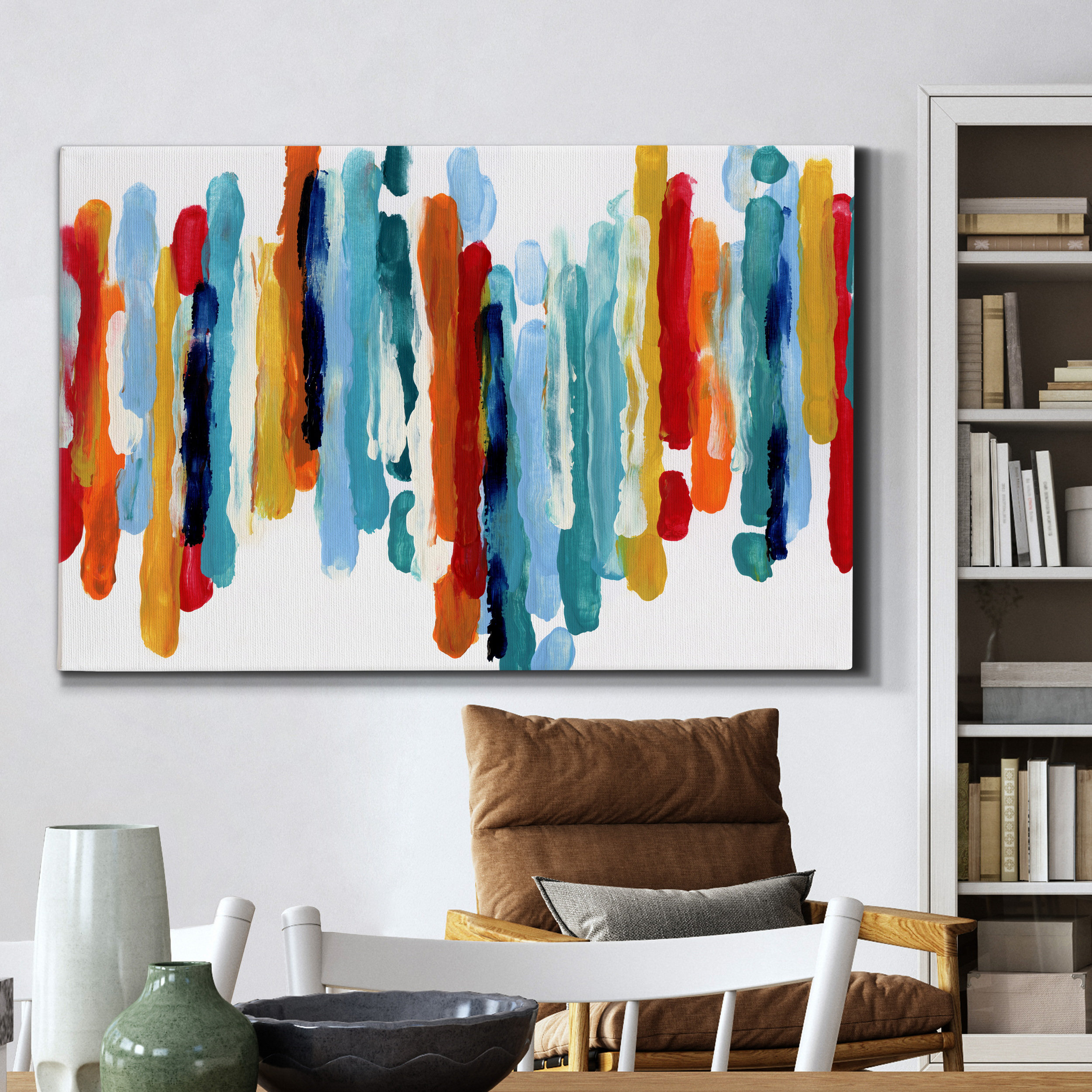 Wade Logan® Besima Captive Color I - Wrapped Canvas Painting Print ...