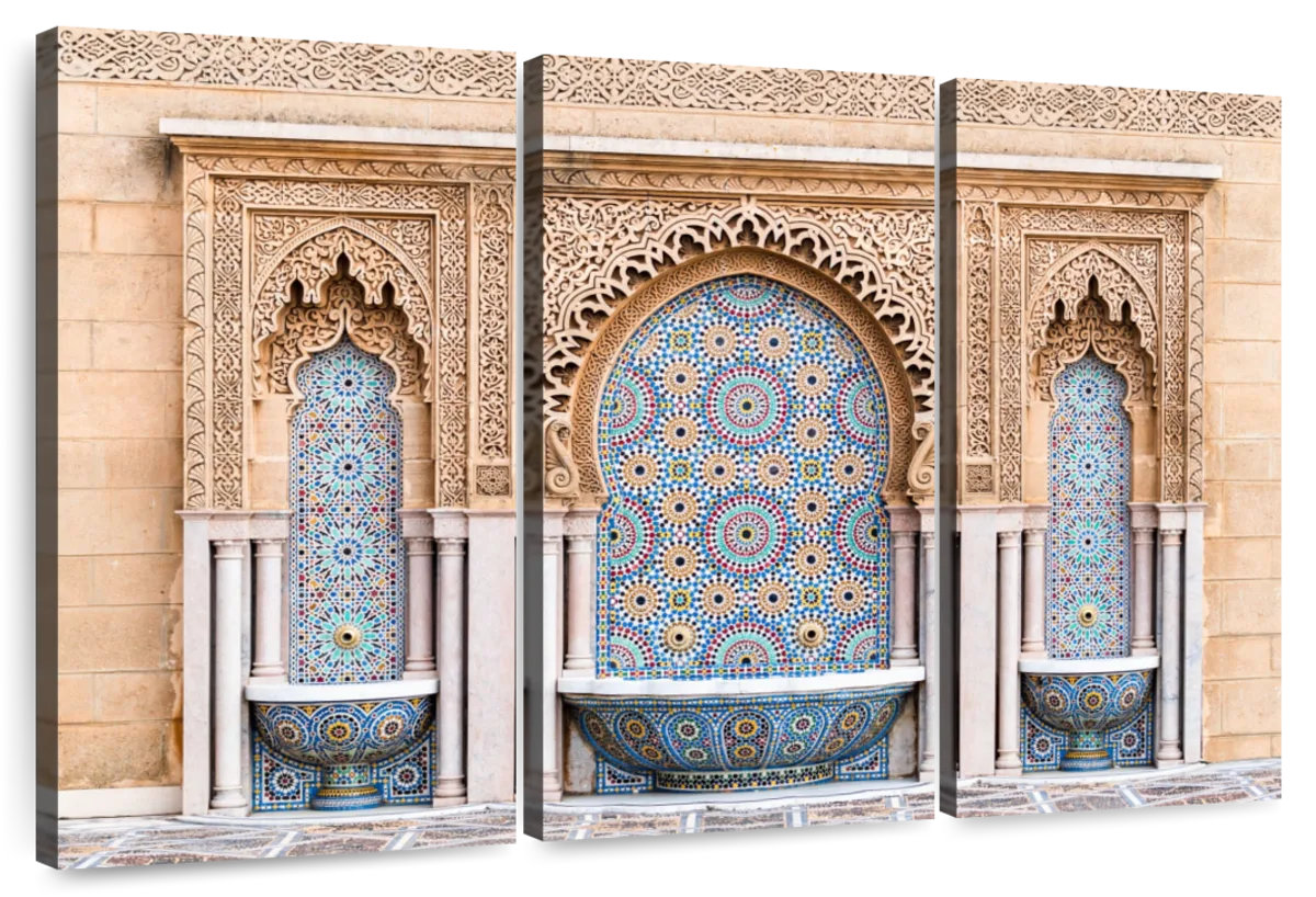 Ebern Designs Fountains At Rabbat Mosque | Wayfair