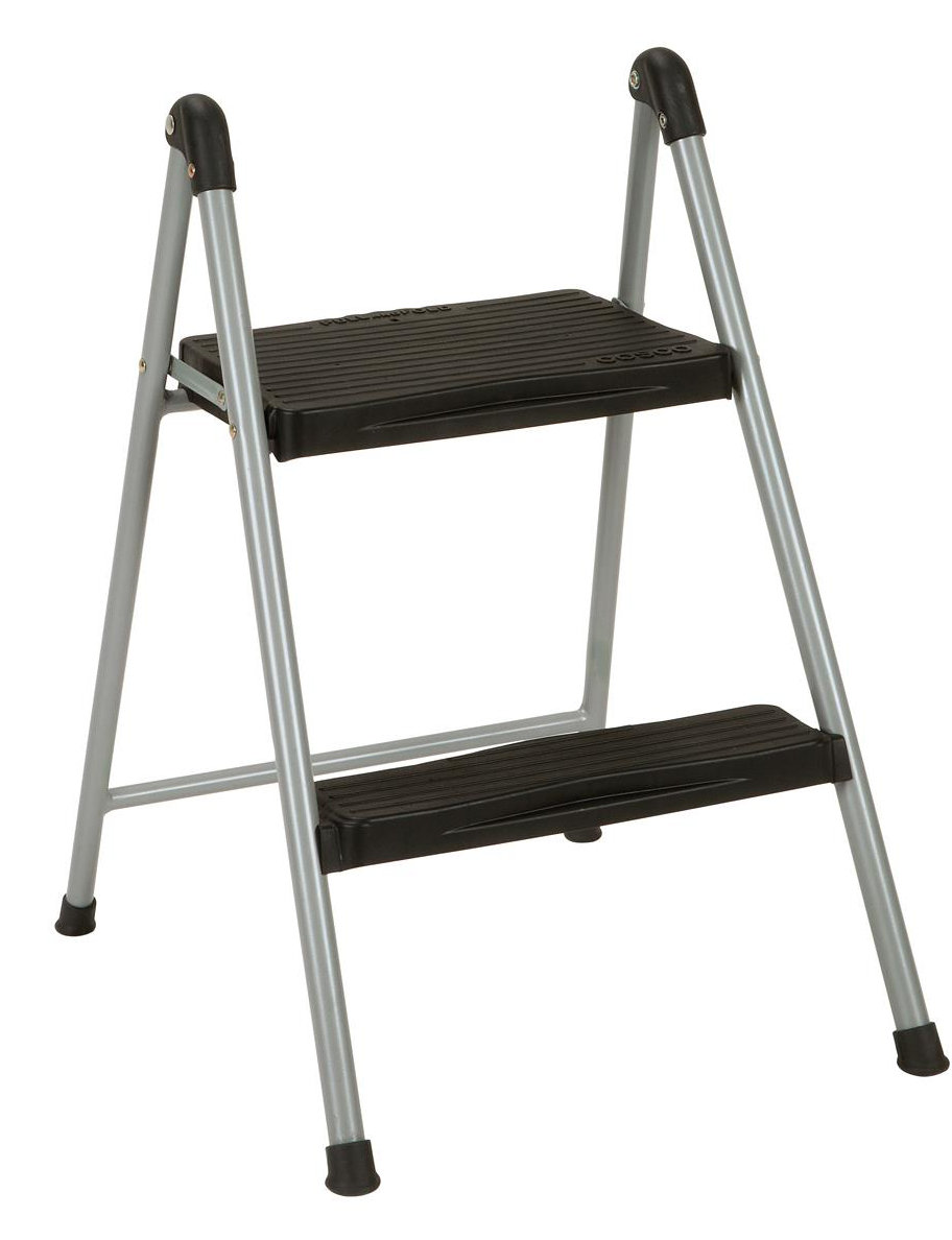 COSCO Hirst 2-Step Steel Lightweight Folding Step Stool & Reviews | Wayfair