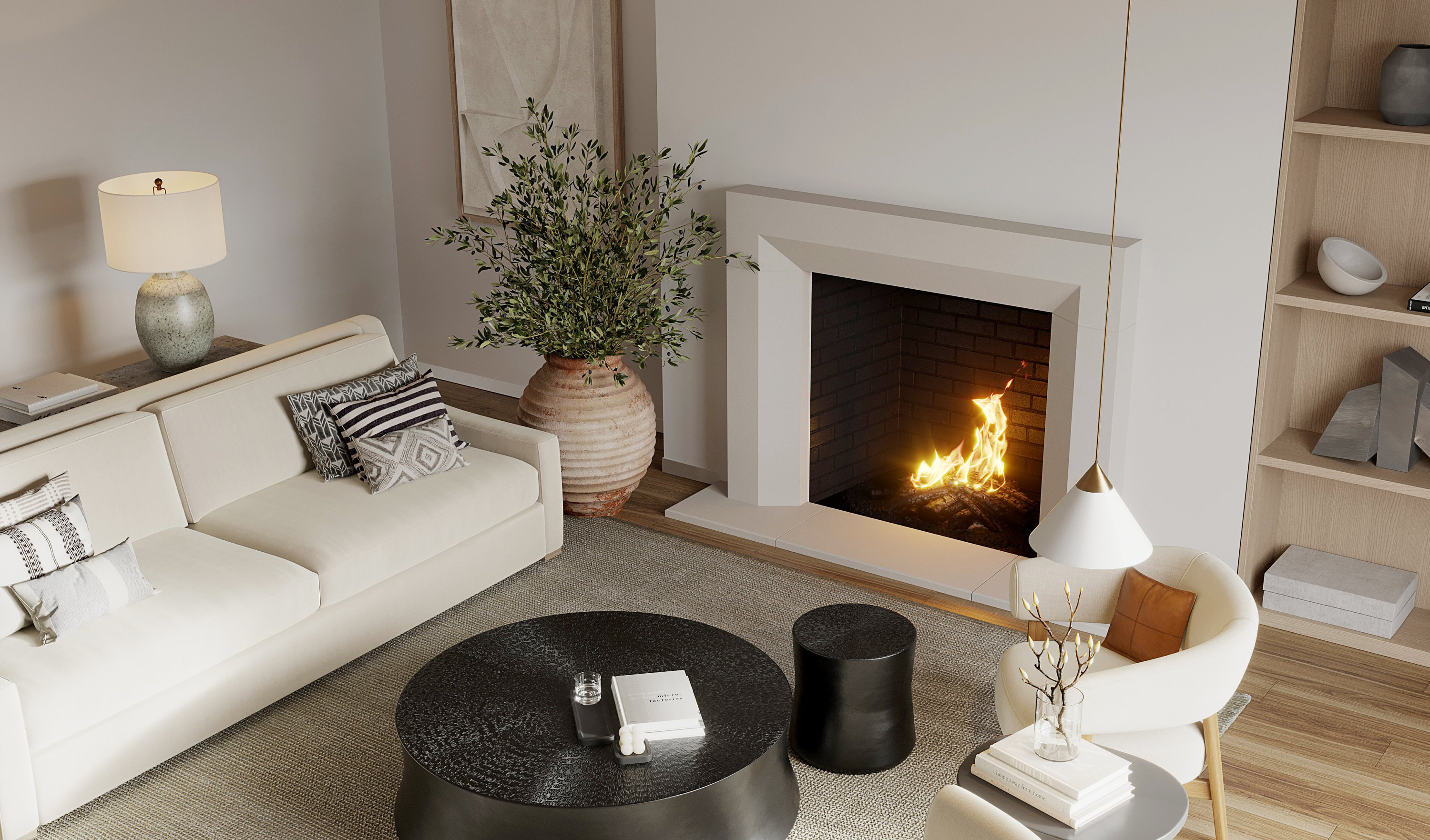 Artisan Kraft Hand Carved Cast Stone Fireplace Mantel - Wayfair Canada