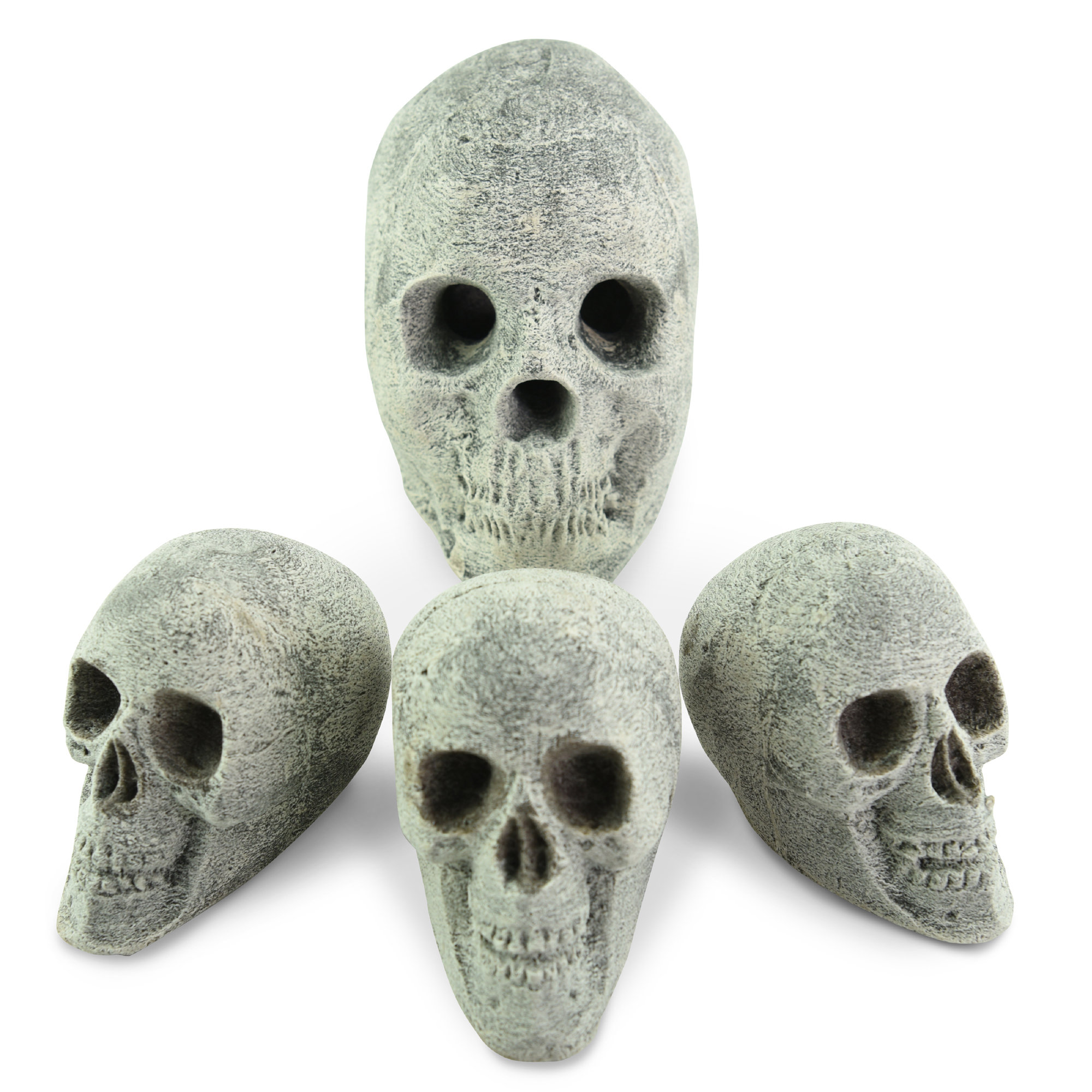 Fire Pit Essentials Ceramic Skulls Fire Pit Lava Rock & Reviews | Wayfair