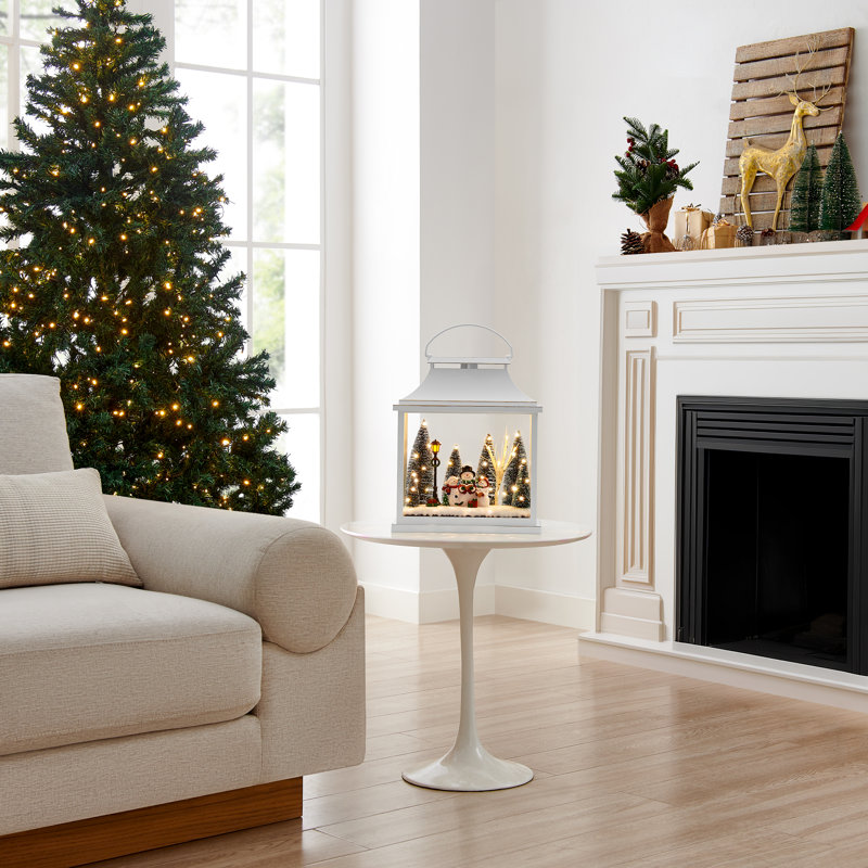 The Holiday Aisle® Tabletop White Christmas Holiday Winter Scene ...