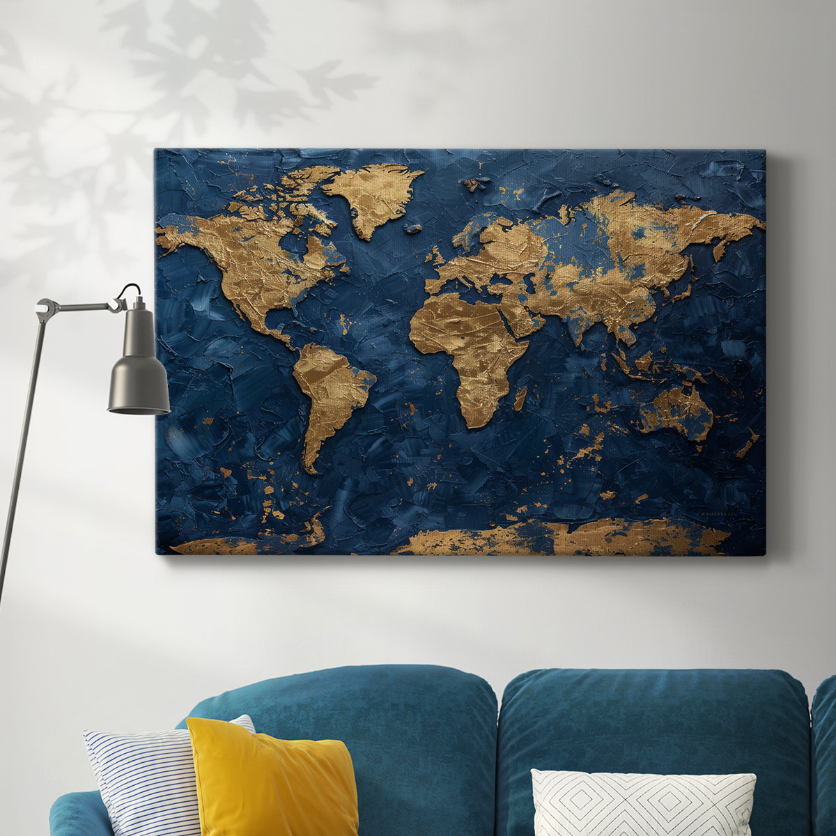17 Stories MAP II -Premium Gallery Wrapped Canvas -Ready to Hang | Wayfair
