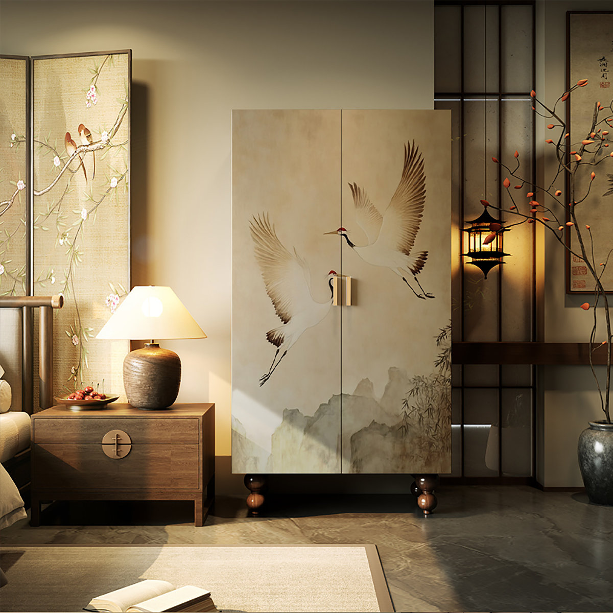 East Urban Home Household simple multifunction wardrobe | Wayfair