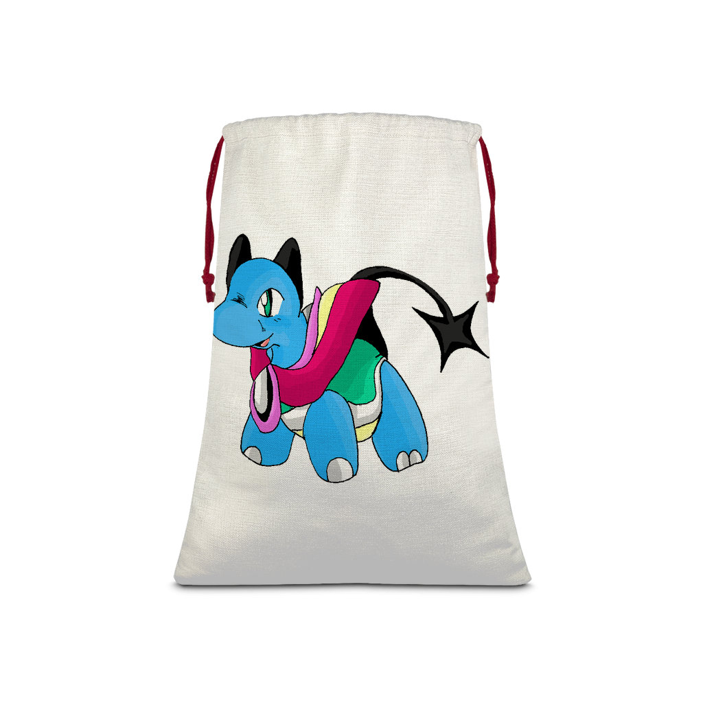 East Urban Home Sublimation Linen Drawstring Sack Fabric Laundry Bag ...