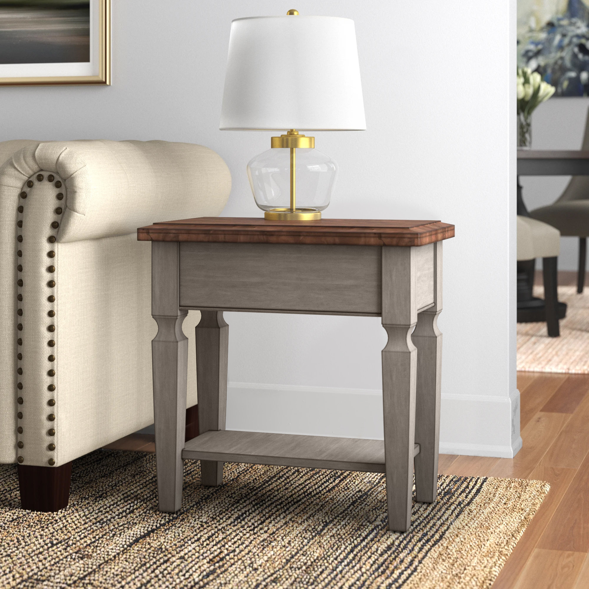 Sand & Stable™ Solid Wood End Table & Reviews | Wayfair