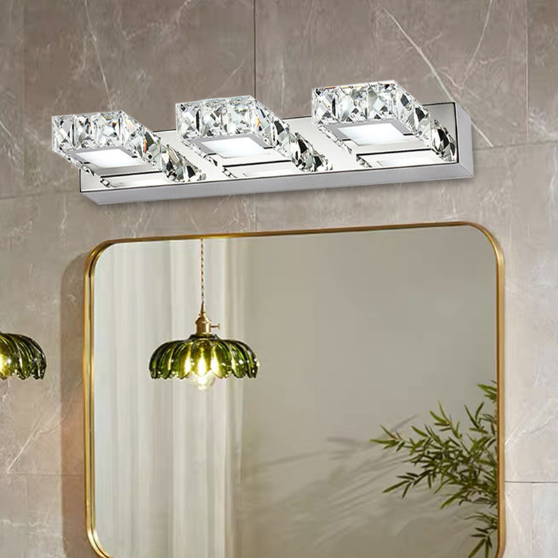 Everly Quinn 3- Light Rectangle LED Vanity Light | Wayfair