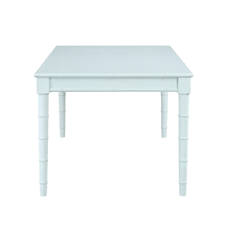 Alcott Hill® Cole And Grey Wood Light Blue Dining Table With Bamboo ...