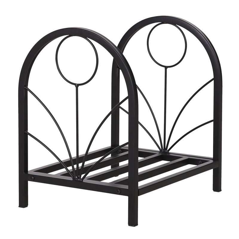 Winston Porter Ignram 15.5" W x 12" D Metal Log Rack | Wayfair