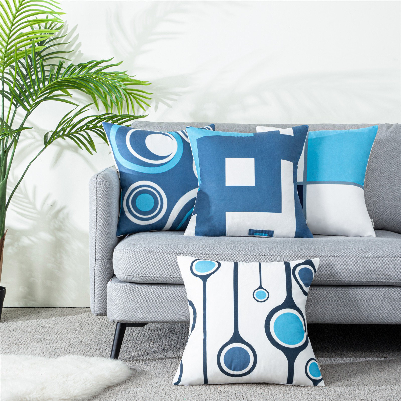Topfinel KD127 Geometric Outdoor Square Pillow Cover & Reviews | Wayfair