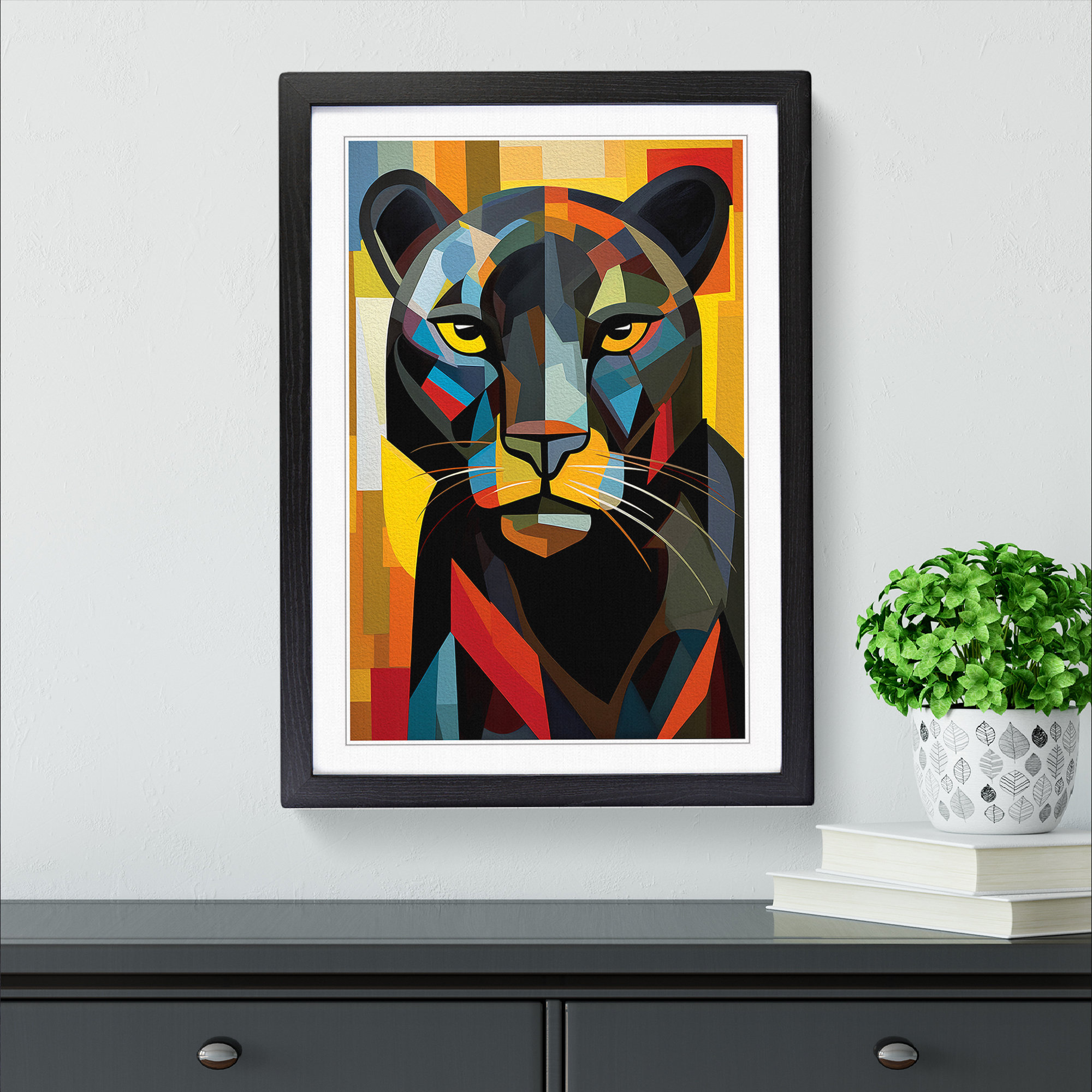 Big Box Art Panther Cubism | Wayfair.co.uk