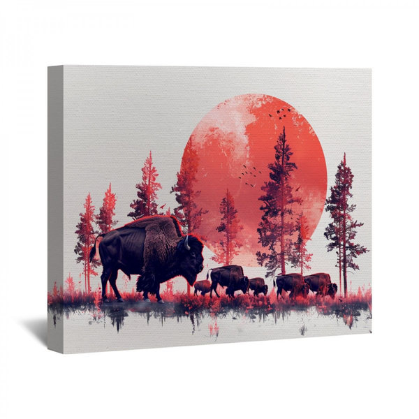 Latitude Run® " Bison Herd " - Wayfair Canada