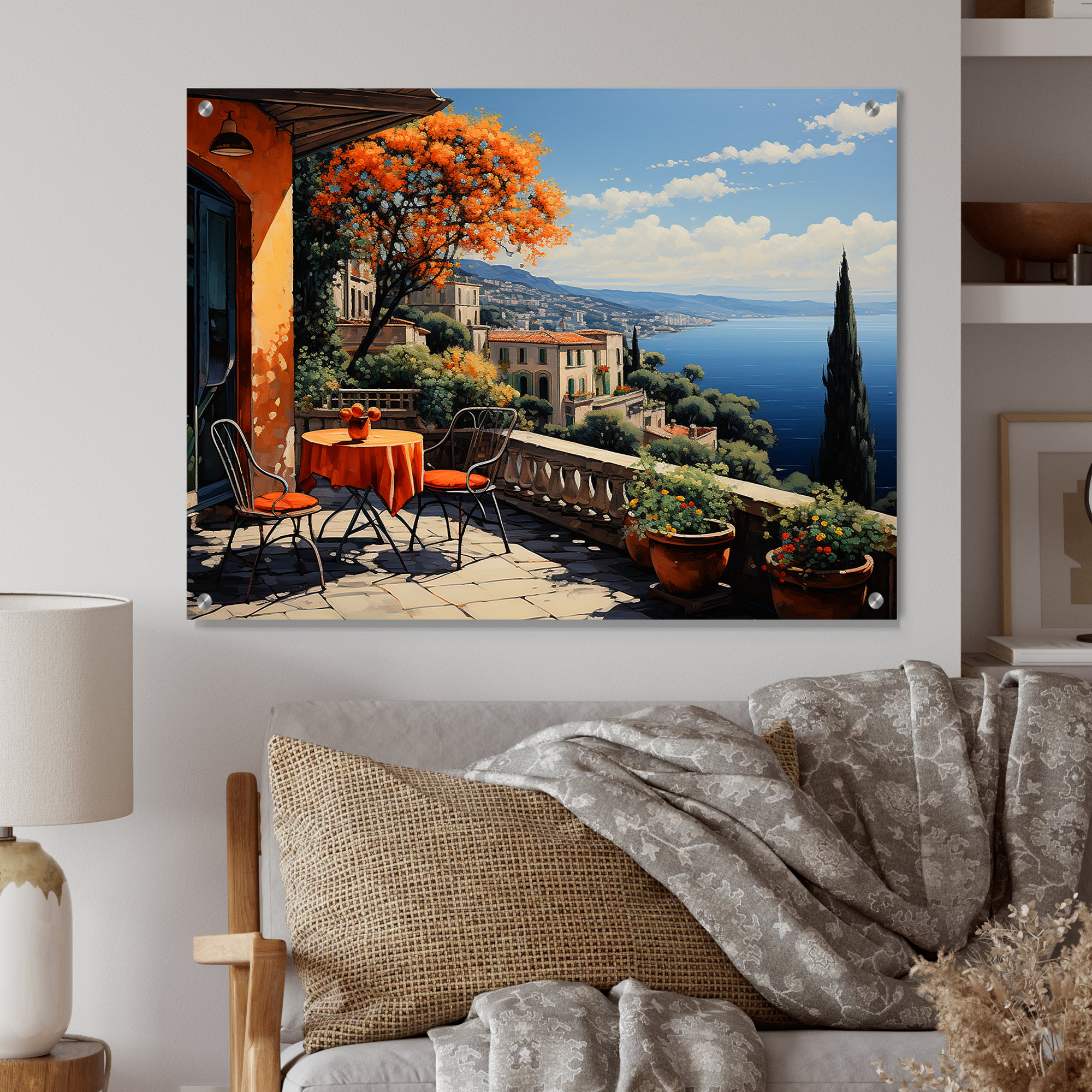 Design Art French Mediterranean Bliss In Provence III - France Acrylic ...