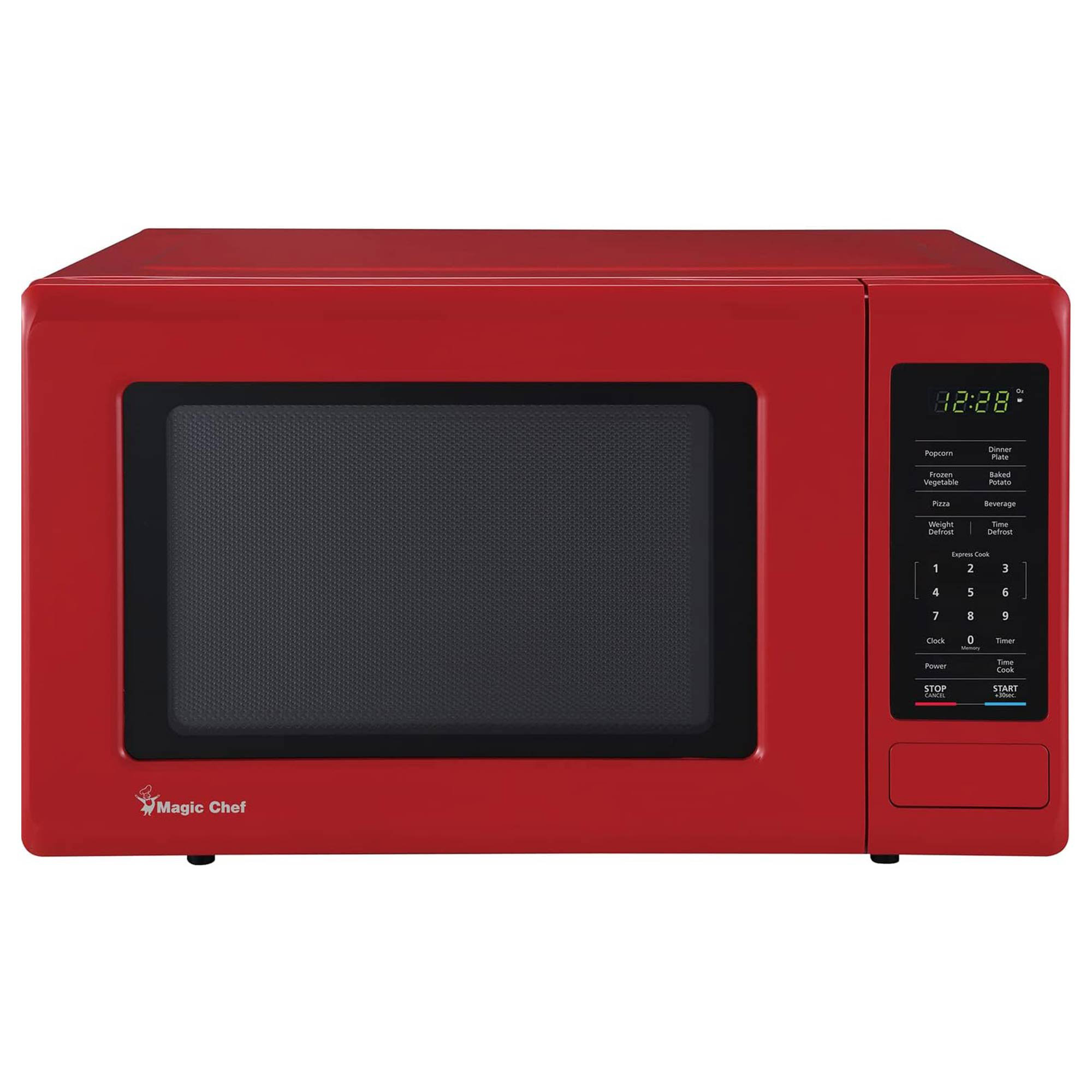 Magic Chef 0.9 Cubic Feet 900 Watt Stainless Countertop Microwave Oven ...