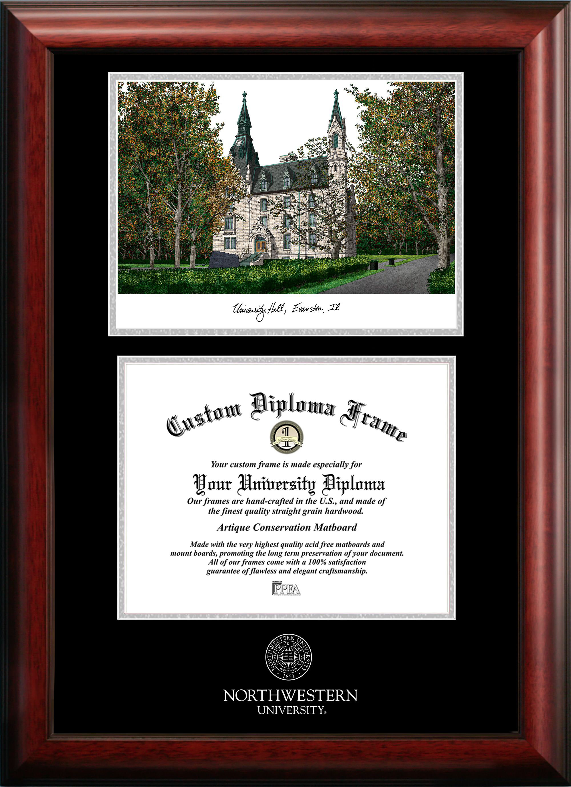 Campus Images Northwestern University Picture Frame | Wayfair