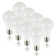 Symple Stuff 15W ES E27 LED GLS Light Bulbs - 6500K - Pack Of 8 ...