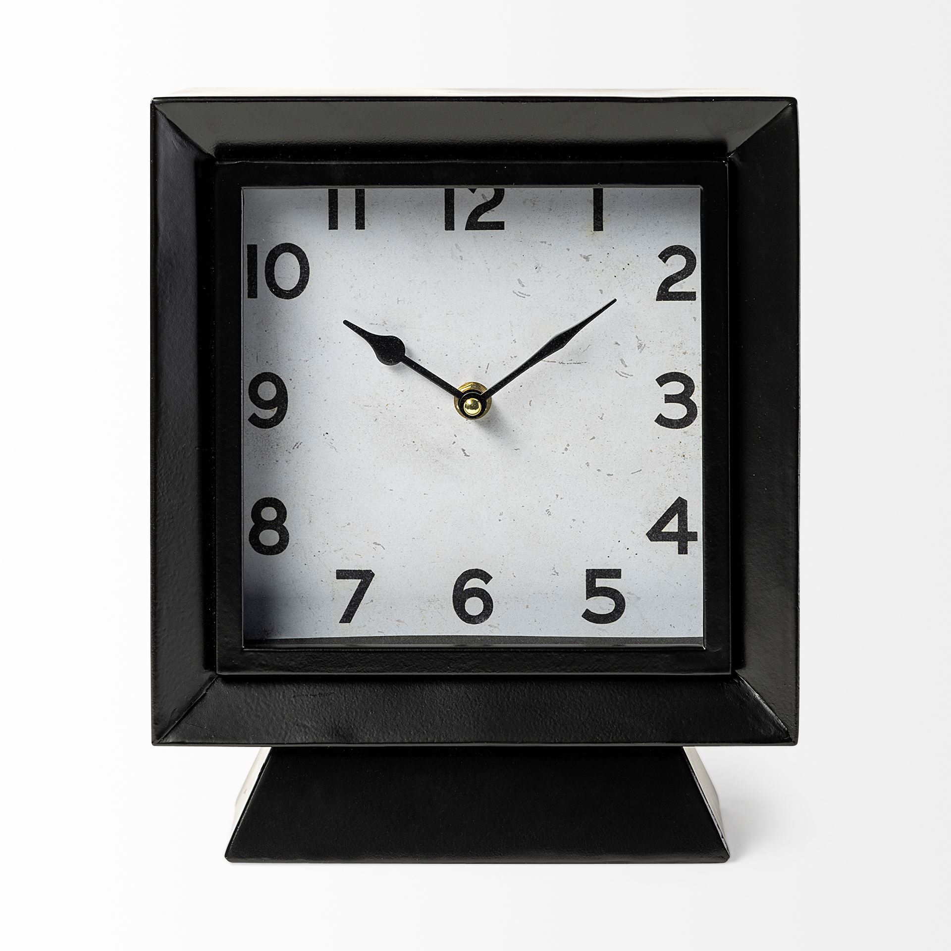 Red Barrel Studio® Traditional Analog Metal Quartz Tabletop Clock in ...