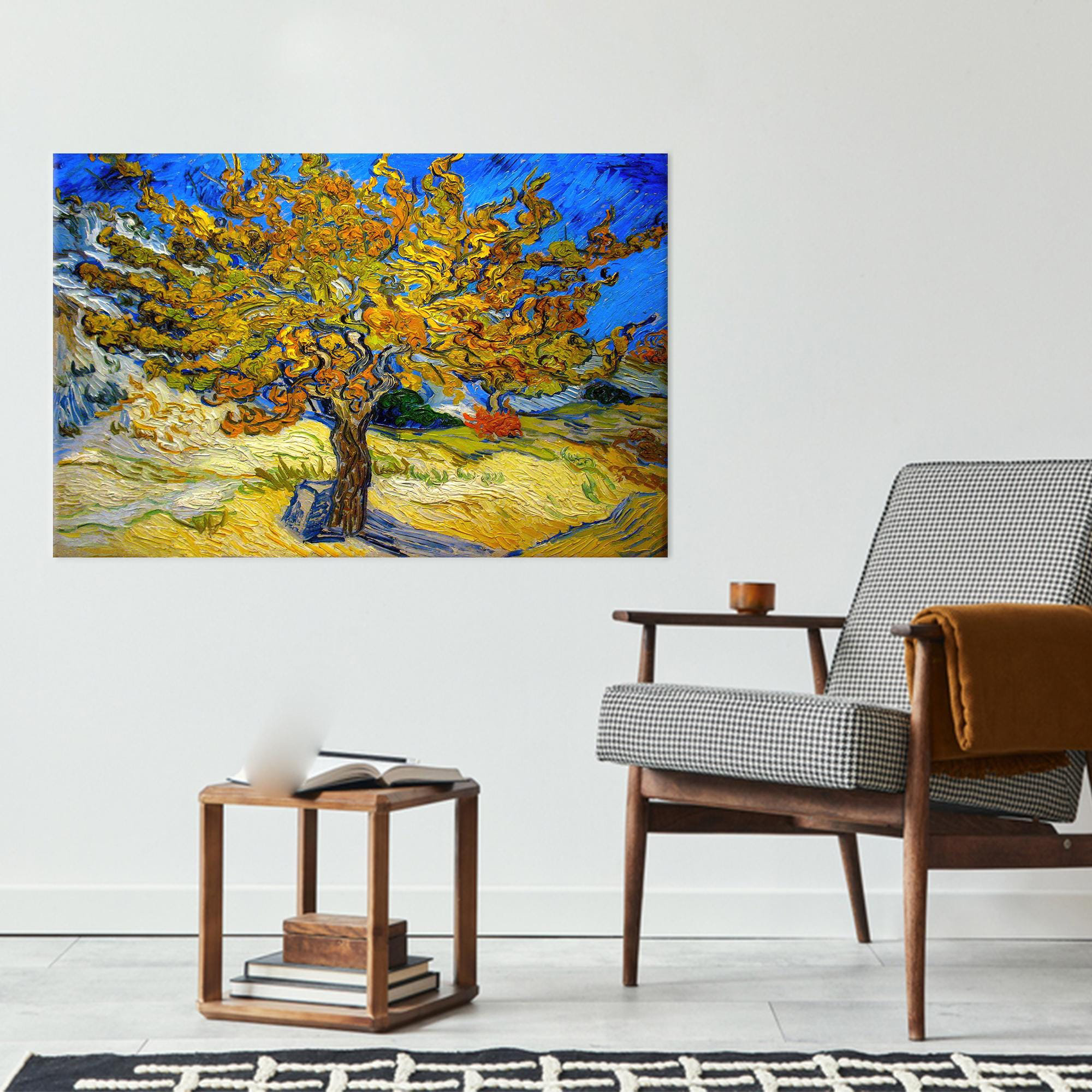 Wildon Home® Green Mulberry Tree Inspired Wall Art on Cotton Canvas ...