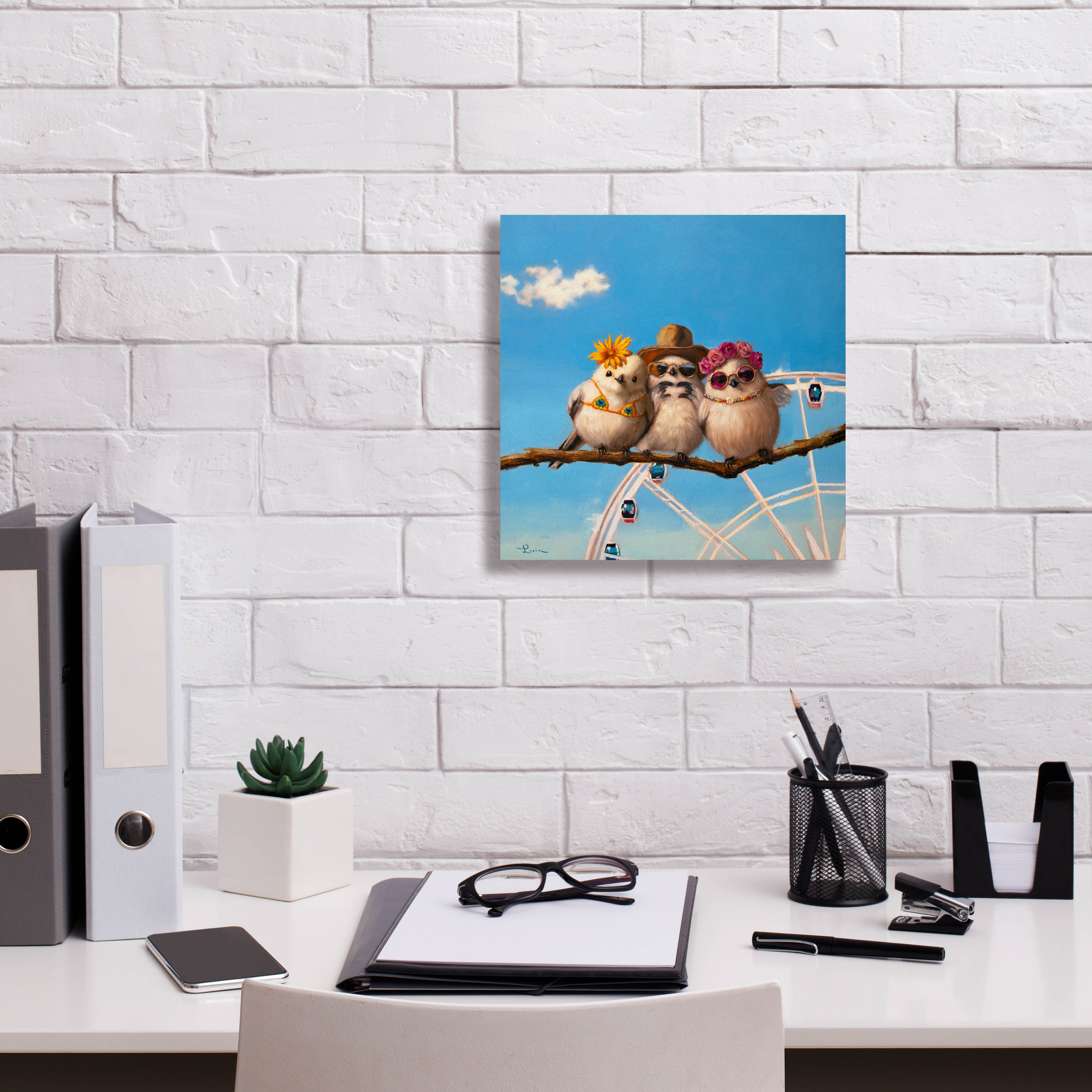 Trinx 'Coachella Trio' by Lucia Heffernan Canvas Wall Art | Wayfair