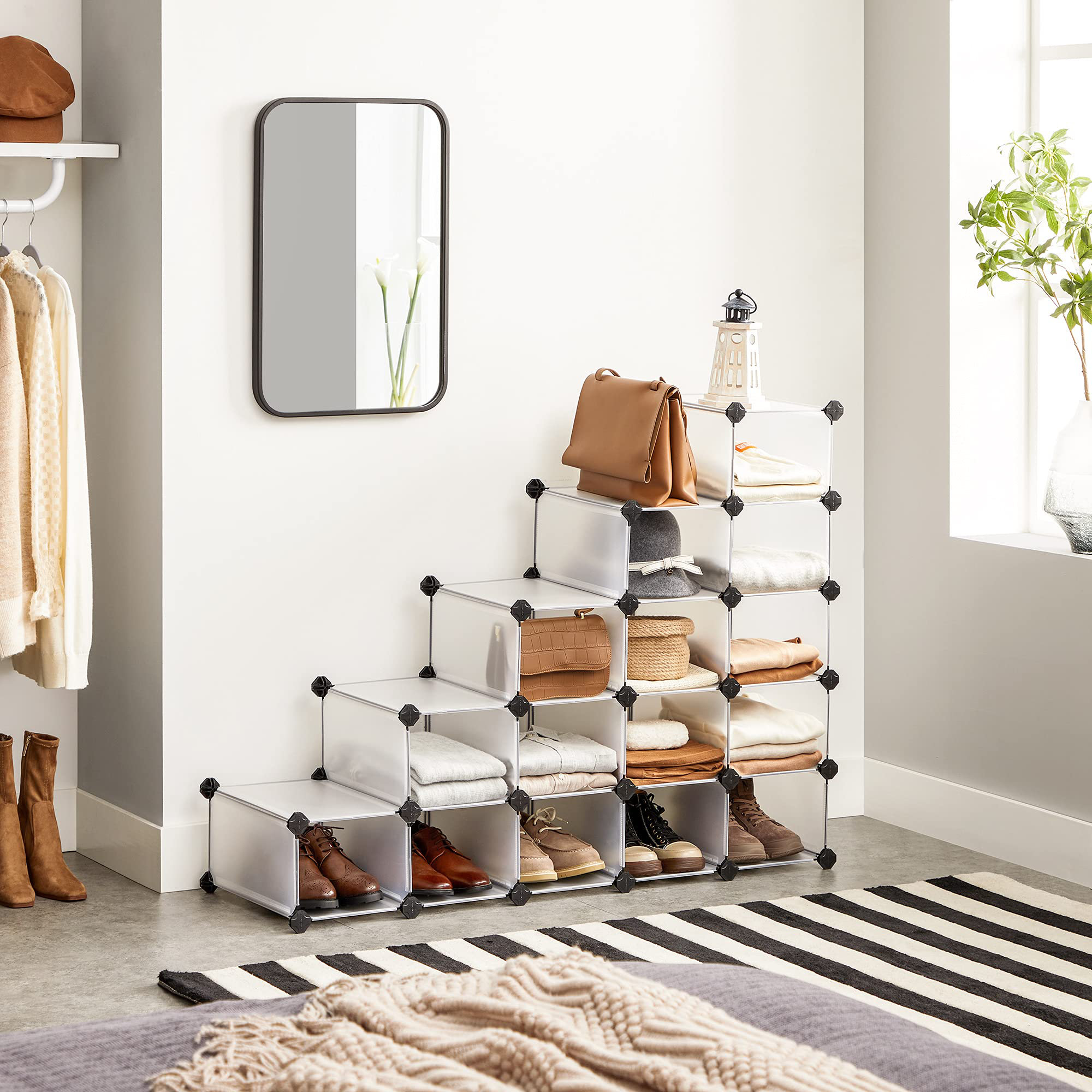 Rebrilliant 15 Pair Shoe Rack - Wayfair Canada