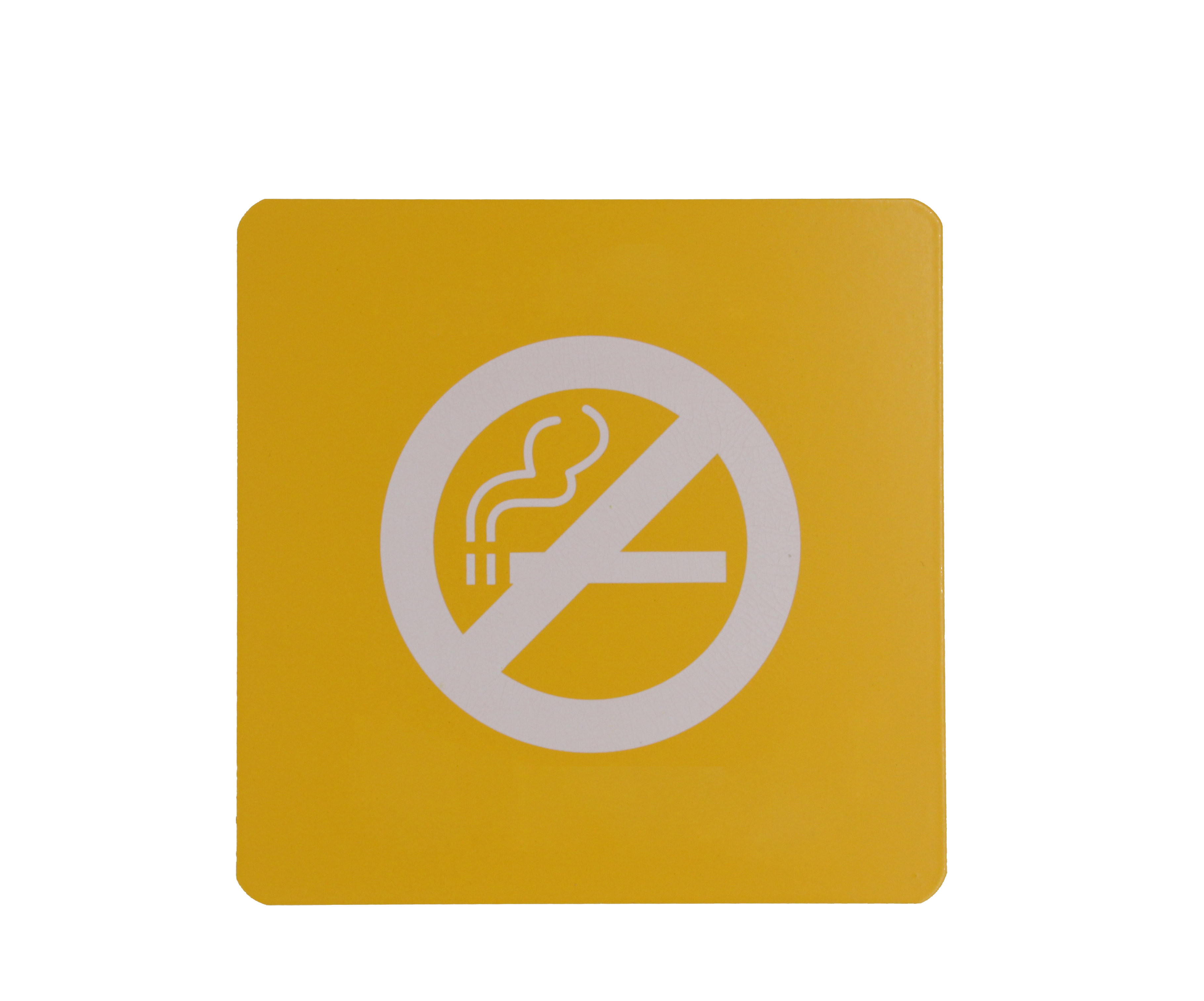 FixtureDisplays 4.7 x 4.7 Inch No Smoking Sign Sticker Business Store ...