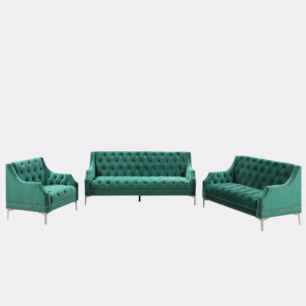 Latitude Run® Luttie 3 - Piece Living Room Set | Wayfair