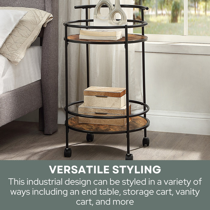 Trent Austin Design® Rayfield Metal Serving Bar Cart | Wayfair