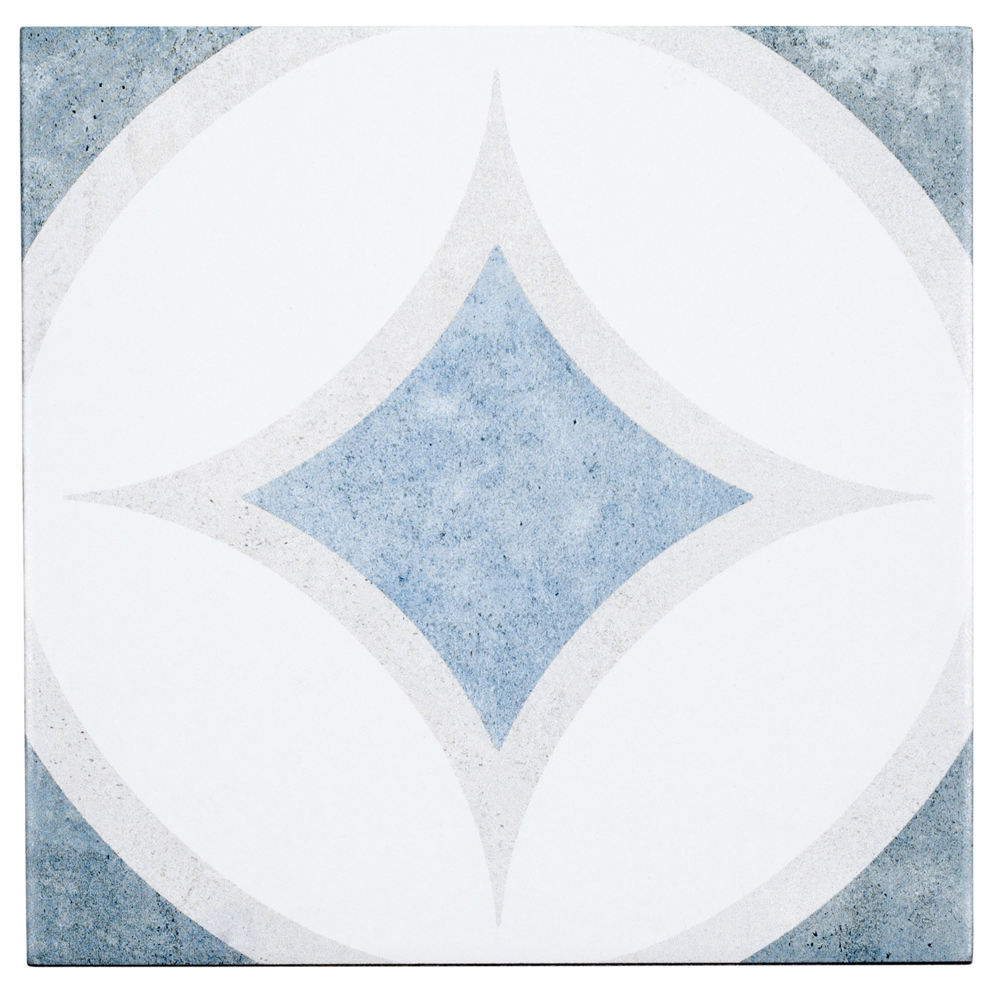 Andova Luv Adore 8" x 8" Porcelain Spanish/Moroccan Encaustic Style ...