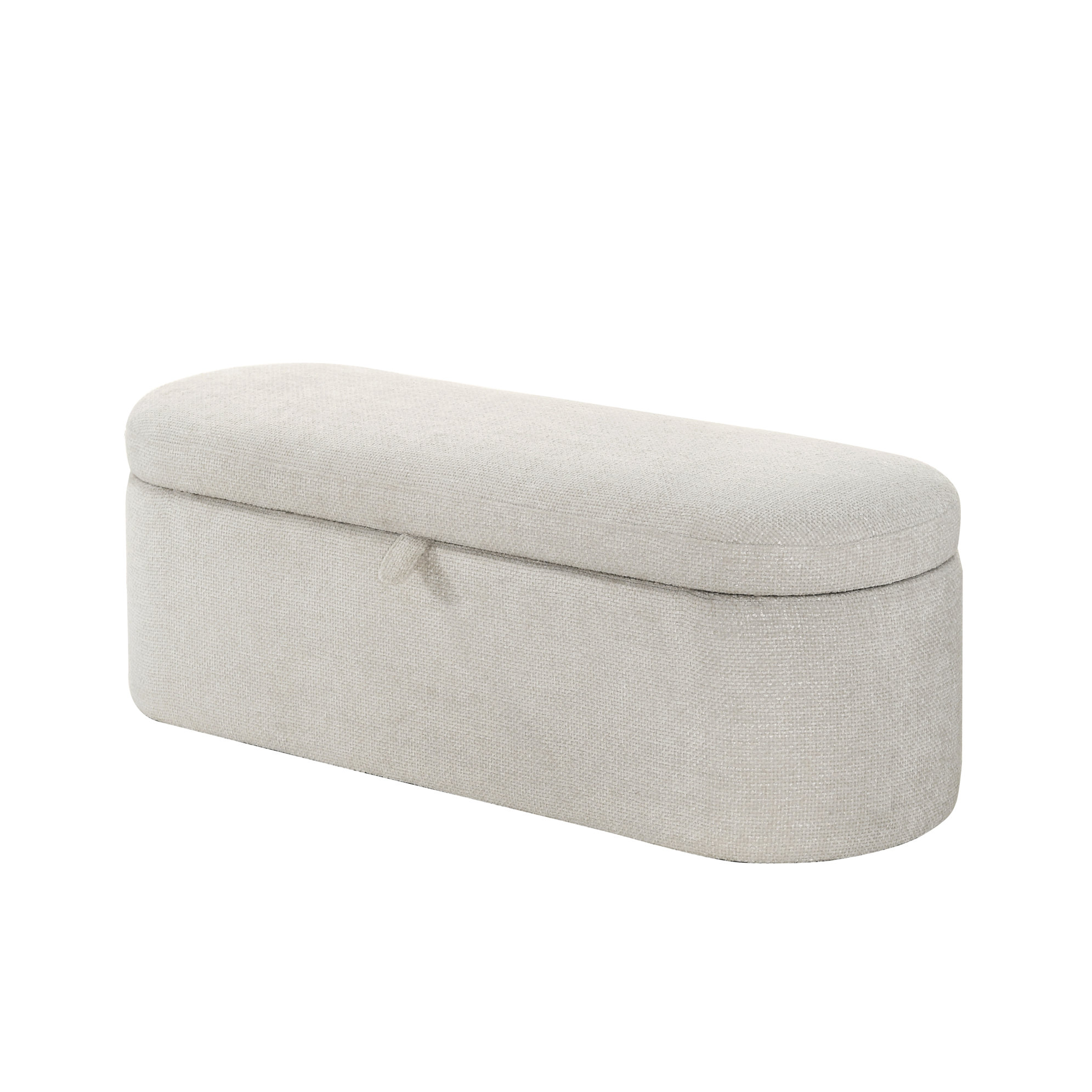 Latitude Run® Modern 1Pc Storage Bench Featuring Wood Frame, Hidden ...