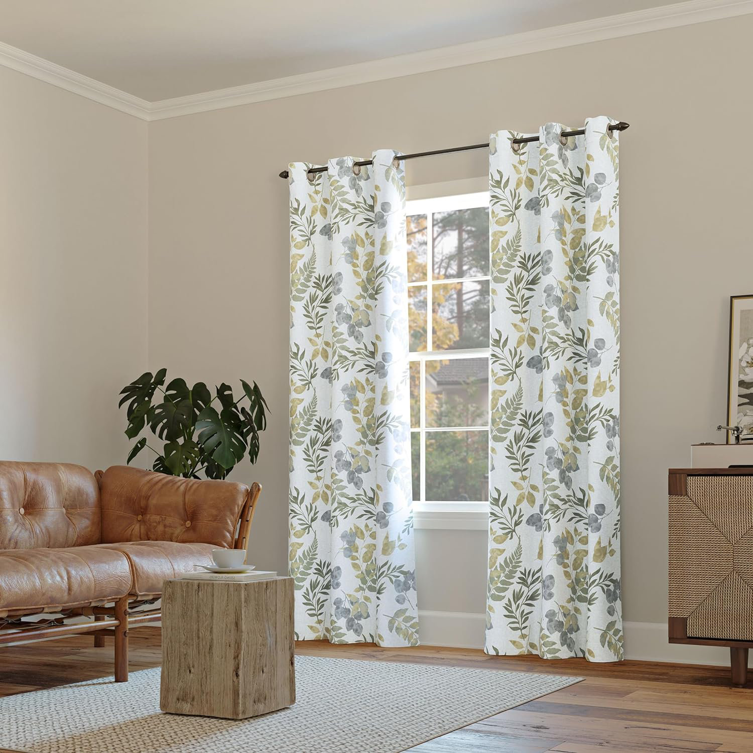 Lark Manor Blackout Folding Curtain Panel, 40 Inches X 63 Inches ...