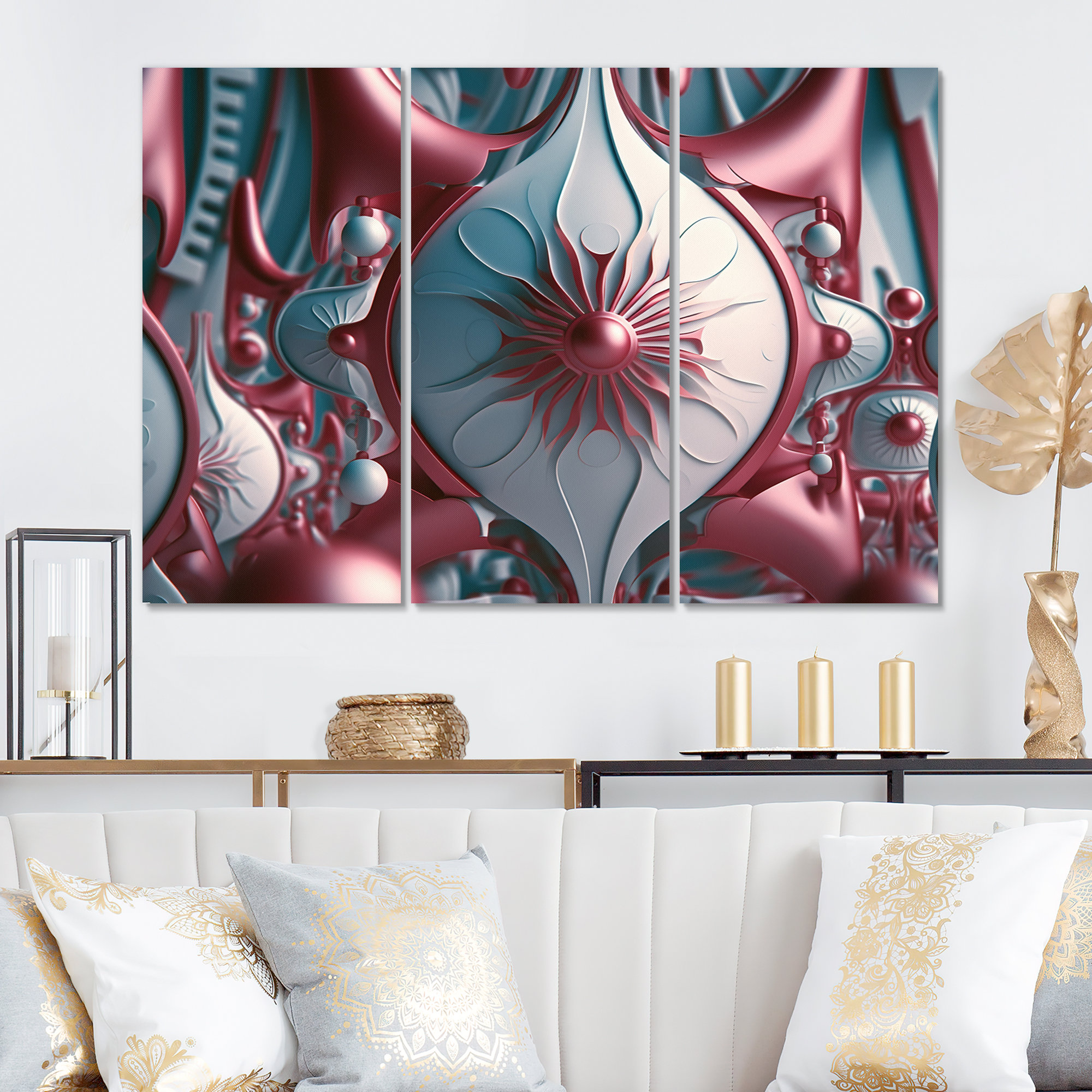 Wrought Studio Abstract Beyond Space And Time - Fractals Wall Art ...