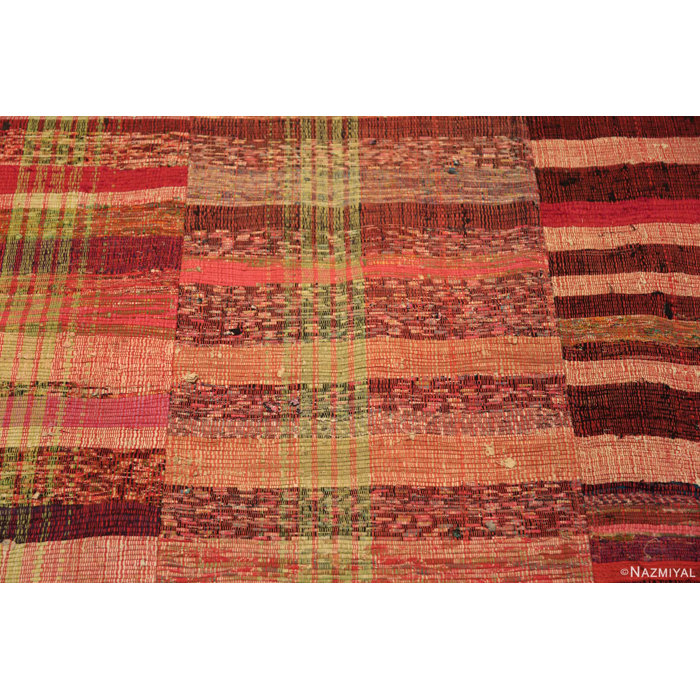 Nazmiyal Collection Eye Catching Modern Turkish Rag Rug | Wayfair