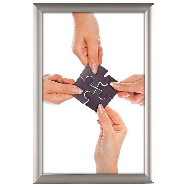 MT Displays Opti Snap Poster Frame 11x17 Inch Silver 1" Aluminum ...