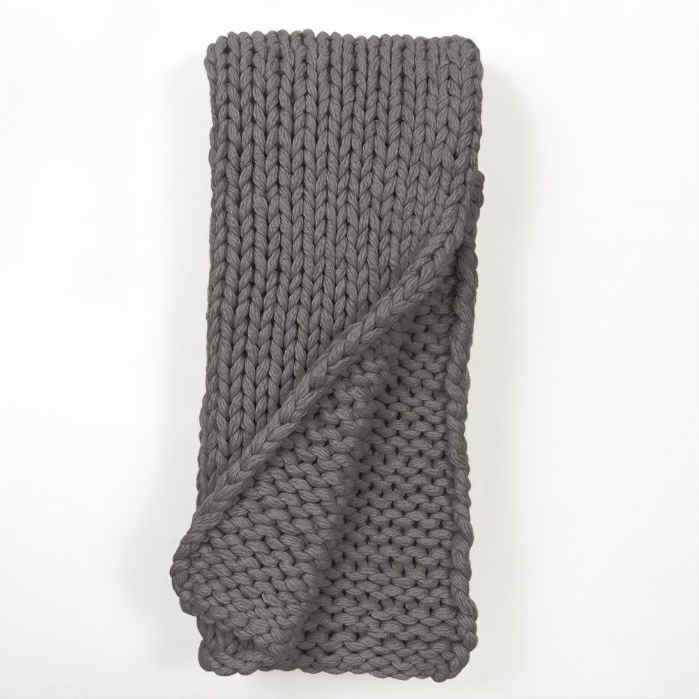 Amity Home Zage Cable Knit Throw - Wayfair Canada